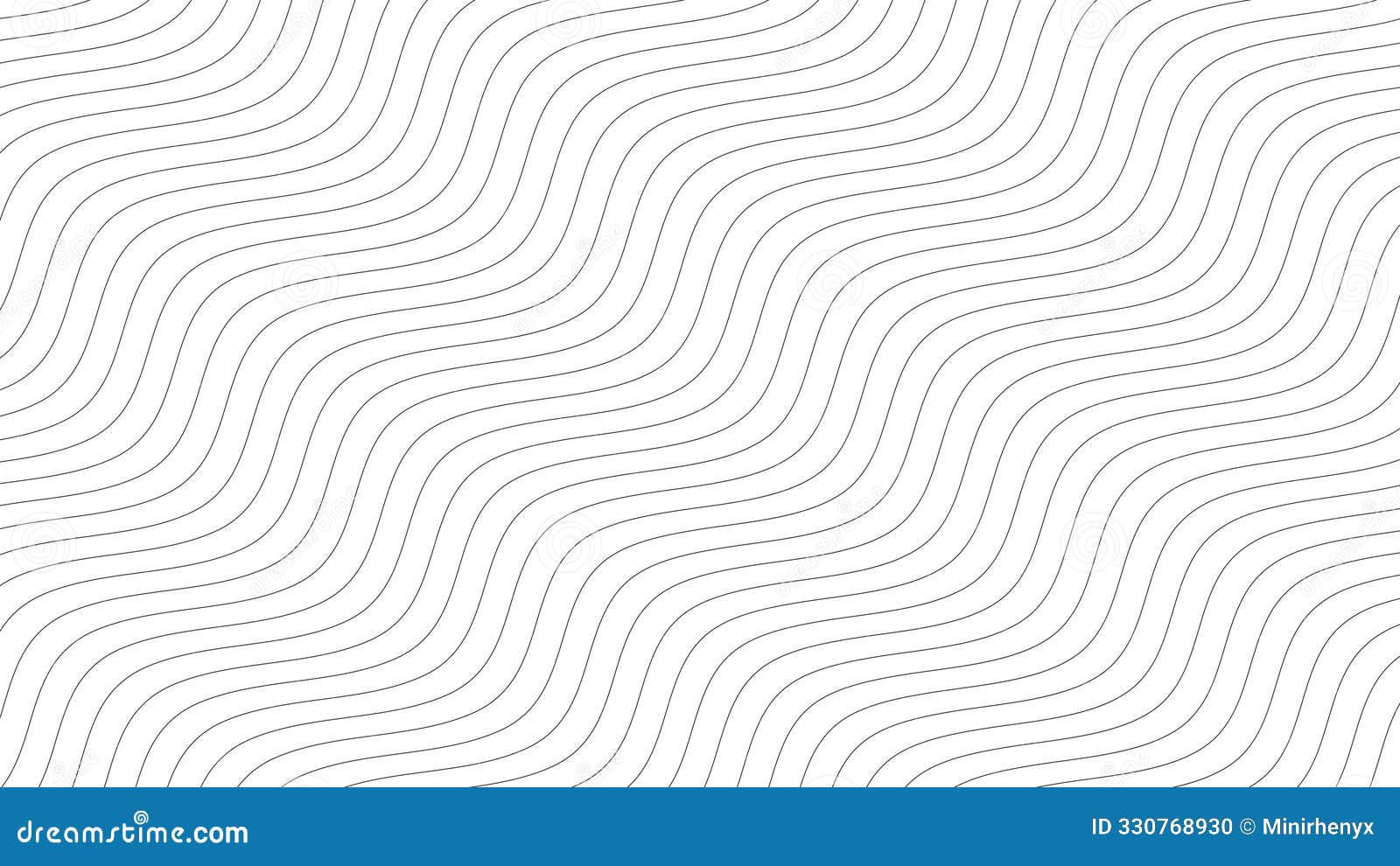 Diagonal Wavy Contour Line Pattern on White Background Stock ...