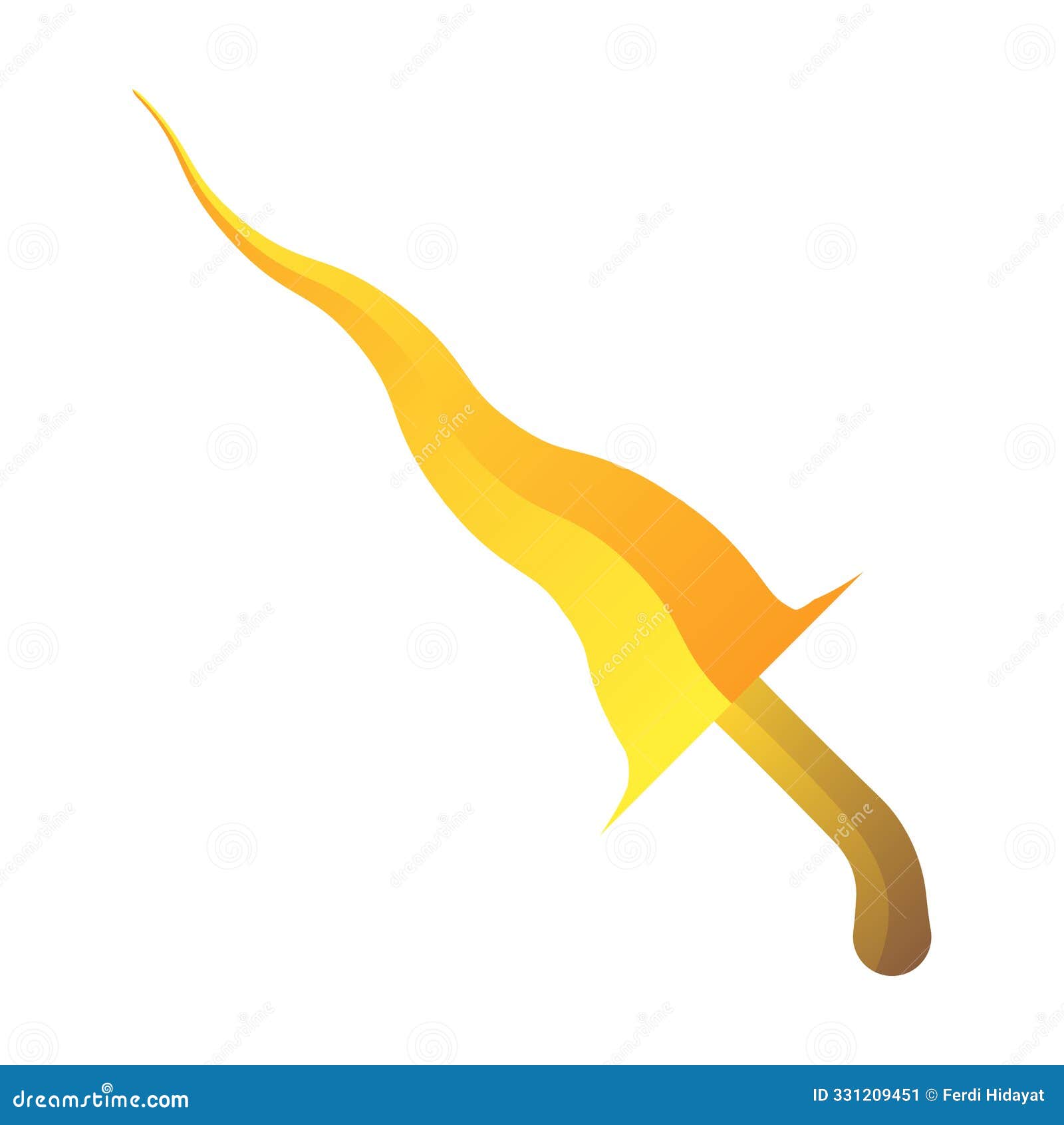 Illustration of Traditional Weapon Keris Stock Vector - Illustration of ...