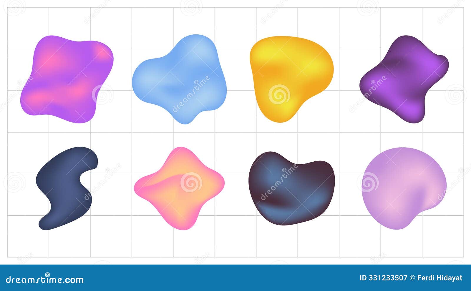 Fluid abstract elements stock illustration. Illustration of graphic ...