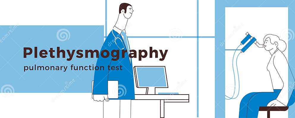 Male Medical Specialist and Female Patient Performs Whole Body ...