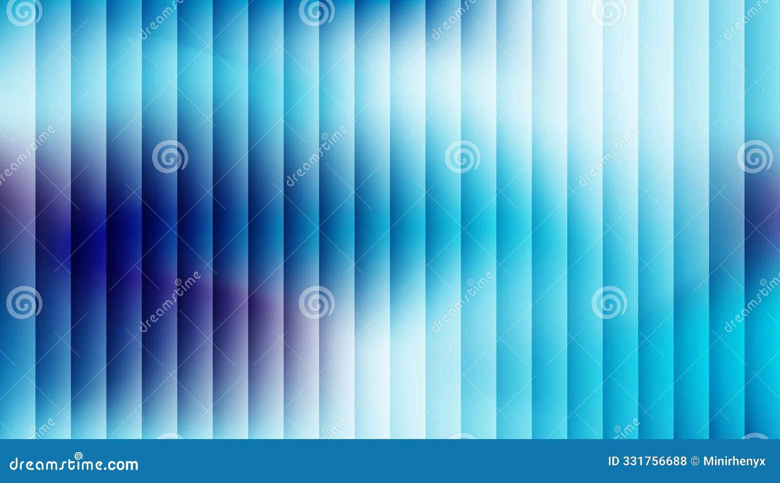 Cool Blue Reeded Glassmorphism 3D Background Stock Illustration ...