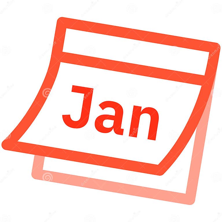 Months of Year in the Yearly Calendar, Date and Time Calendar for the ...