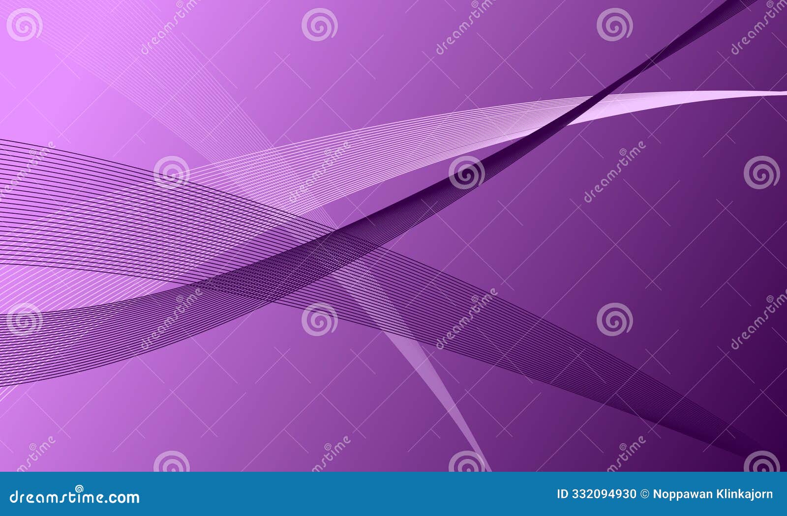 Violet Smooth Lines Wave Curves on Soft Gradient Abstract Background ...