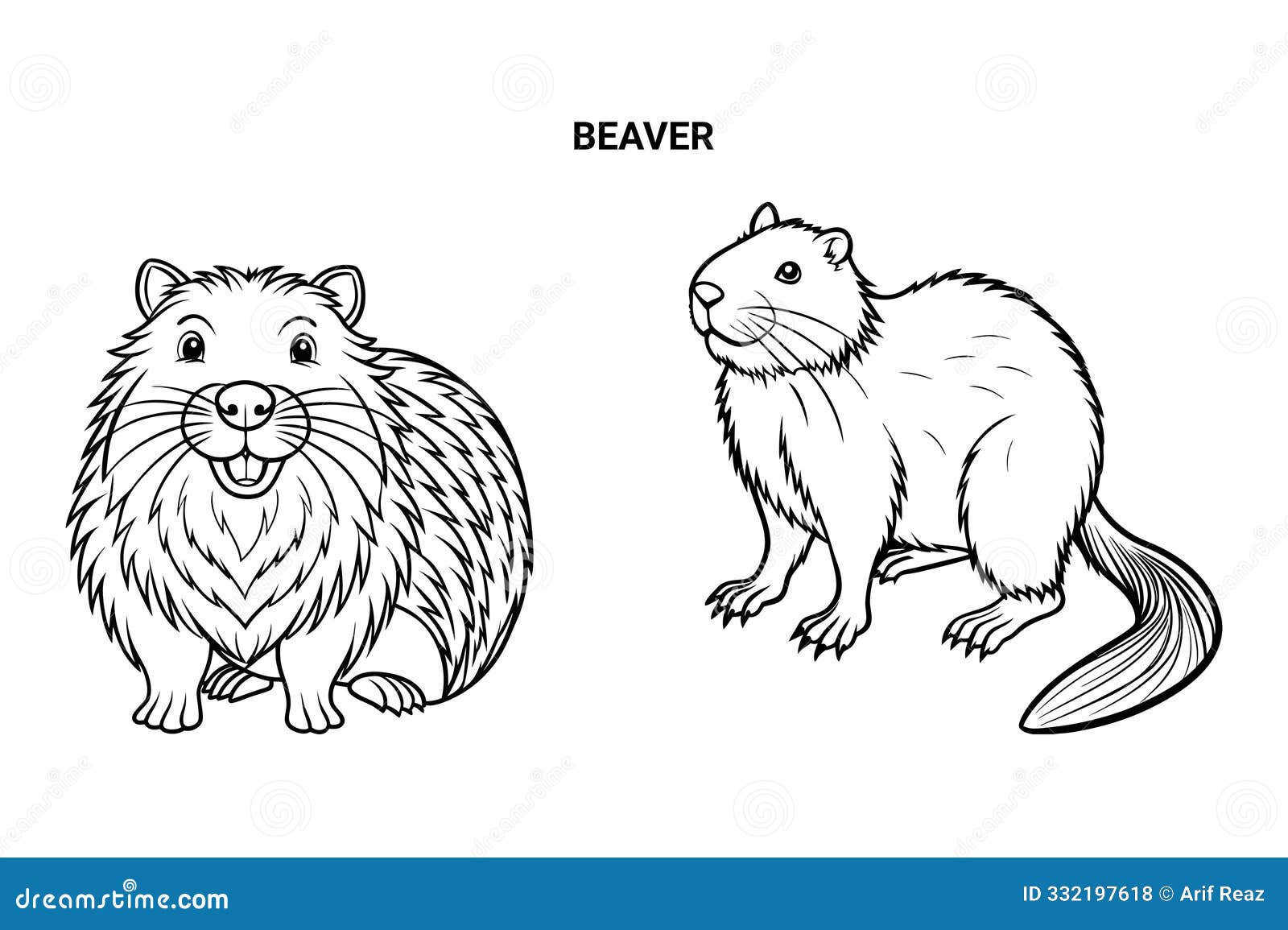 Versatile Vector Beaver : Perfect Outline for Any Project Stock Photo ...