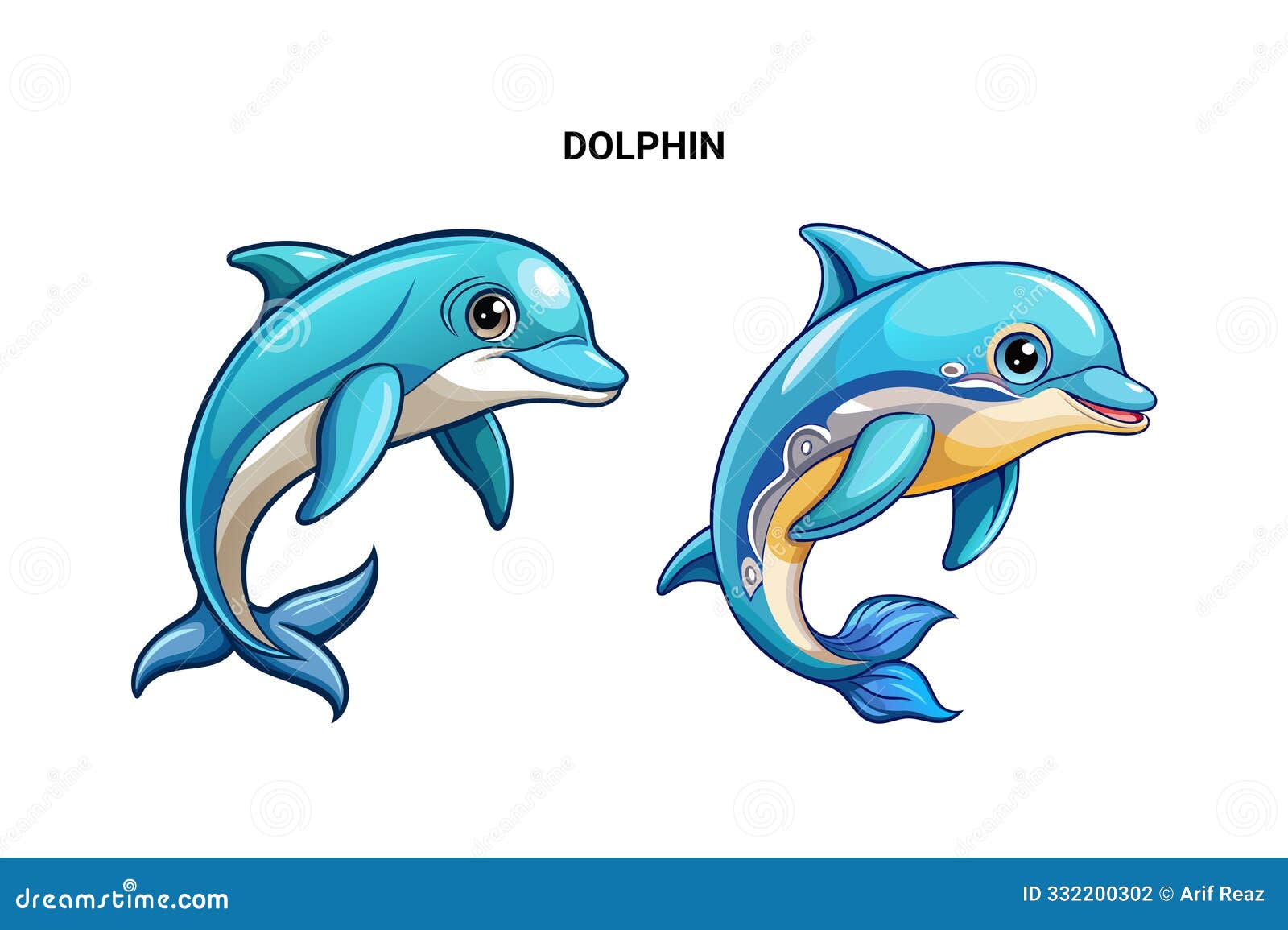 Versatile Vector Dolphin: Perfect Color for Any Project Stock Vector ...