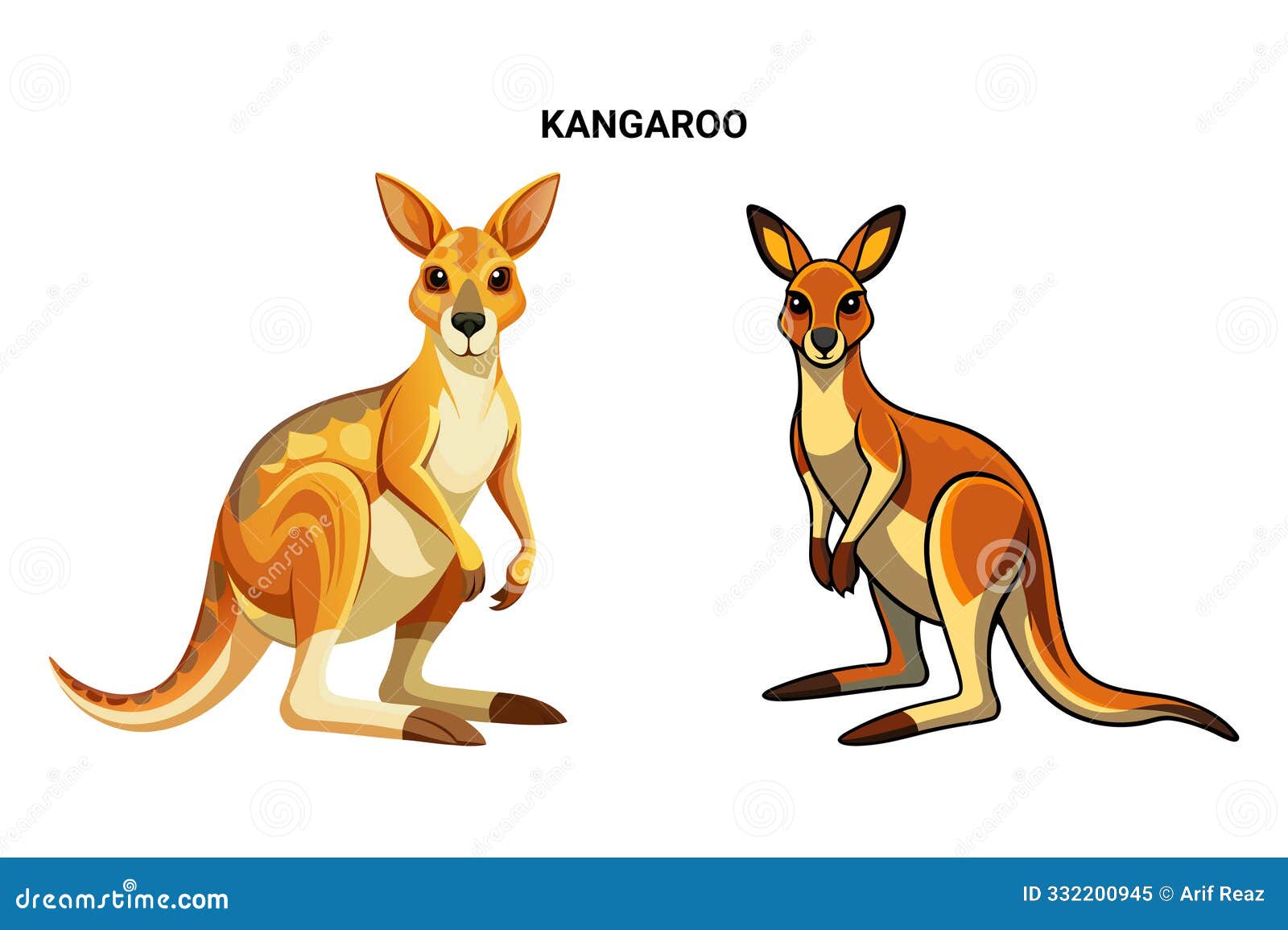 Vector Kangaroo Warning Triangle Sign Icon Royalty-Free Stock Photo ...