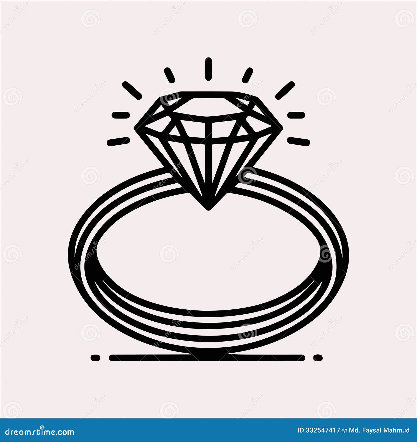 Diamond Silhouette Vector Art White Background | CartoonDealer.com ...