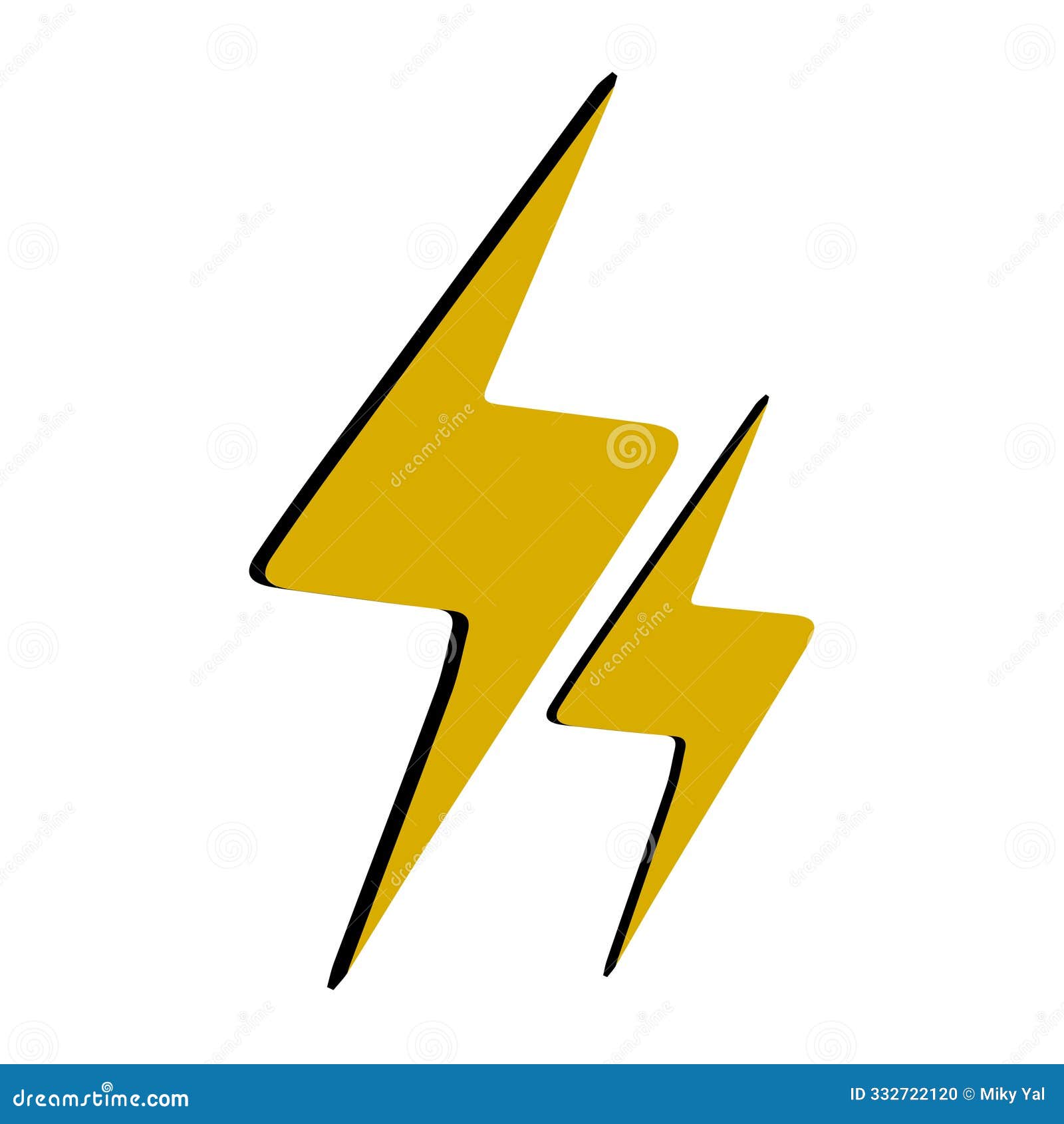 Neon Lightning Flash Icon. Lightning Bolt Icons Stock Illustration ...