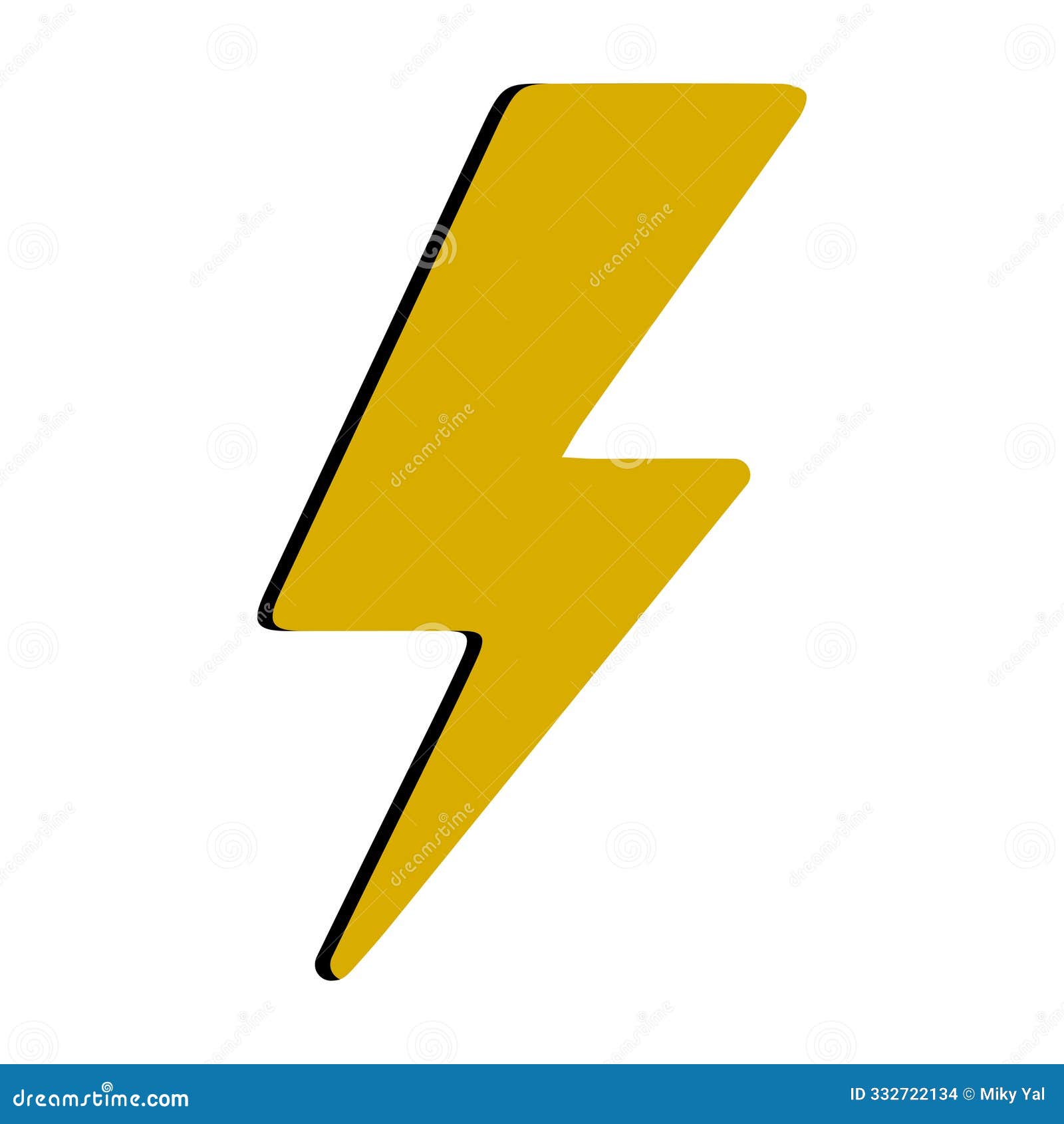 Neon Lightning Flash Icon. Lightning Bolt Icons Stock Illustration ...