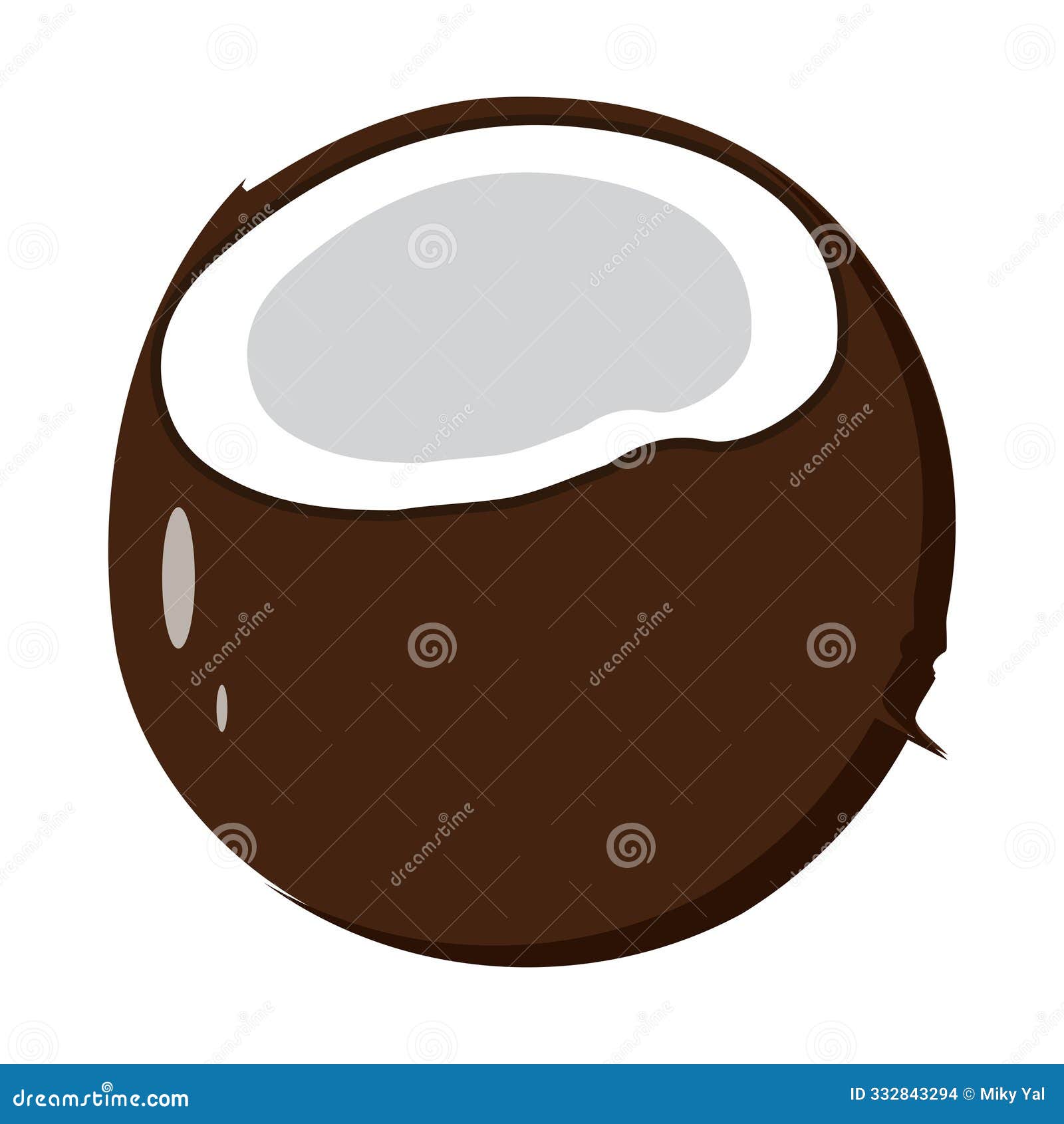 Green Coconut Vector Graphics, Young Coconut Water Icon Stock ...