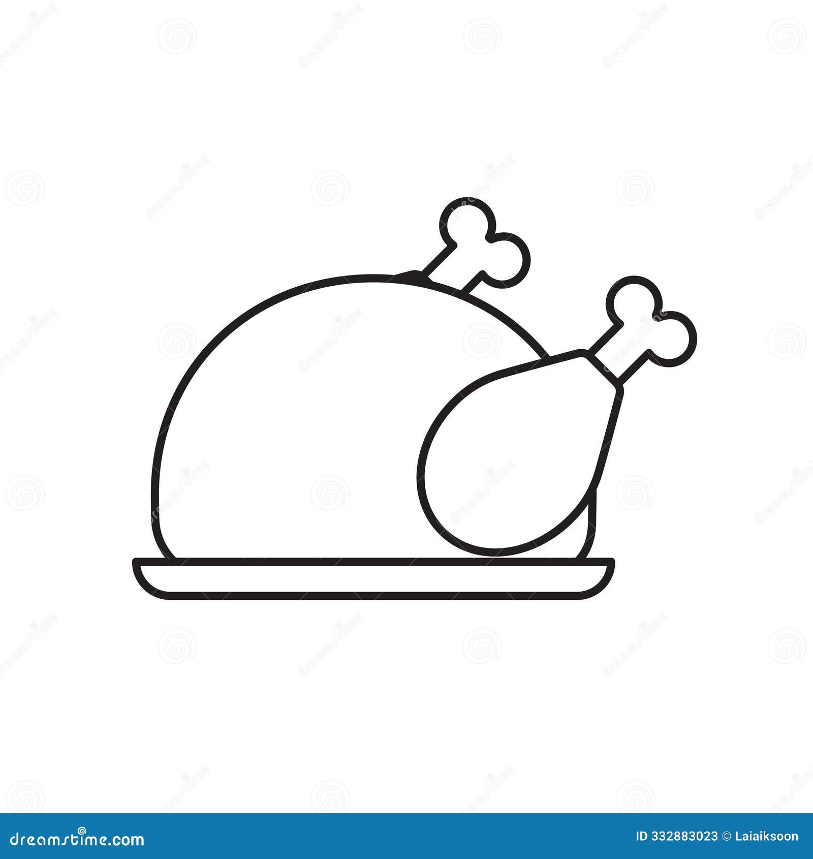 Turkey Chicken Cartoon Character Design. Thanksgiving Turkey Mascot ...