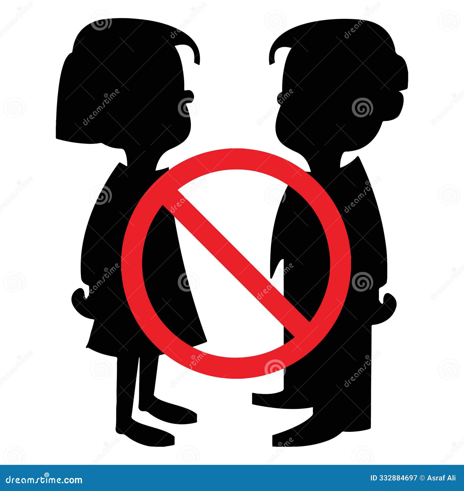 Ex Boyfriend Vector. Couple. Shocked Woman. Breaking Up. Lifestyle ...