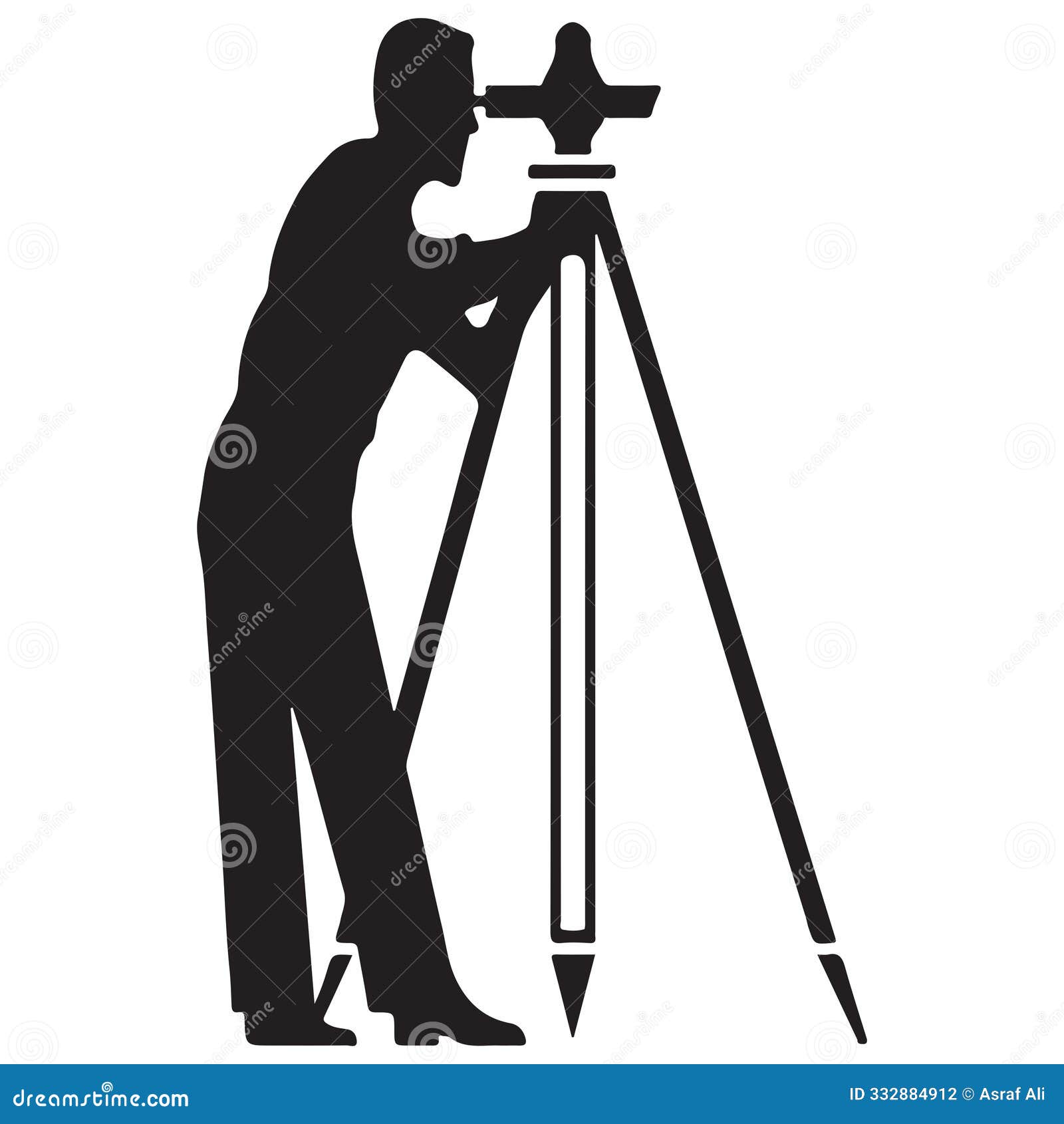 Land Survey Logo Vector Design Stock Vector - Illustration of surveyor ...