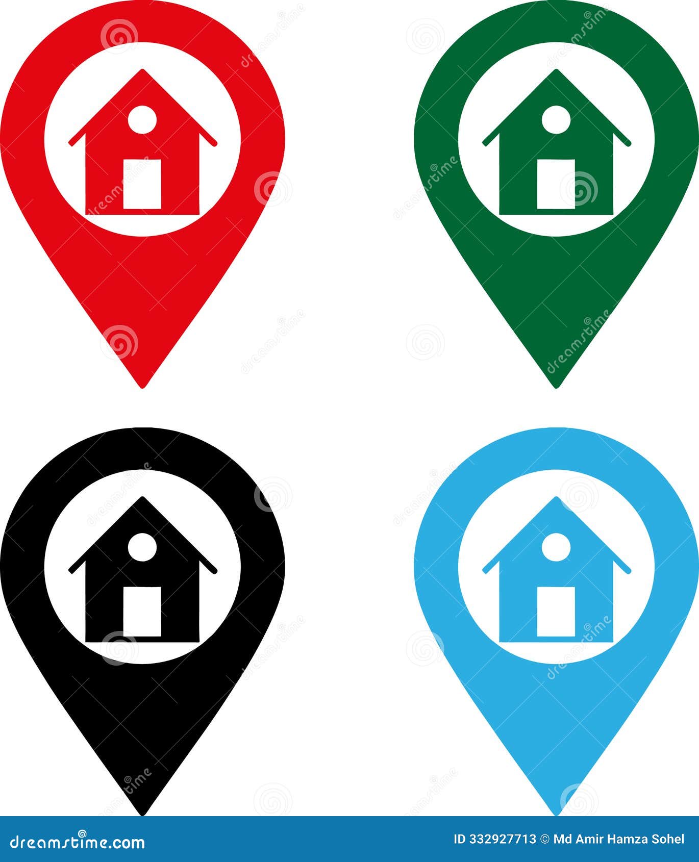 Location Icon Vector Art, Icons and Graphics Stock Illustration ...