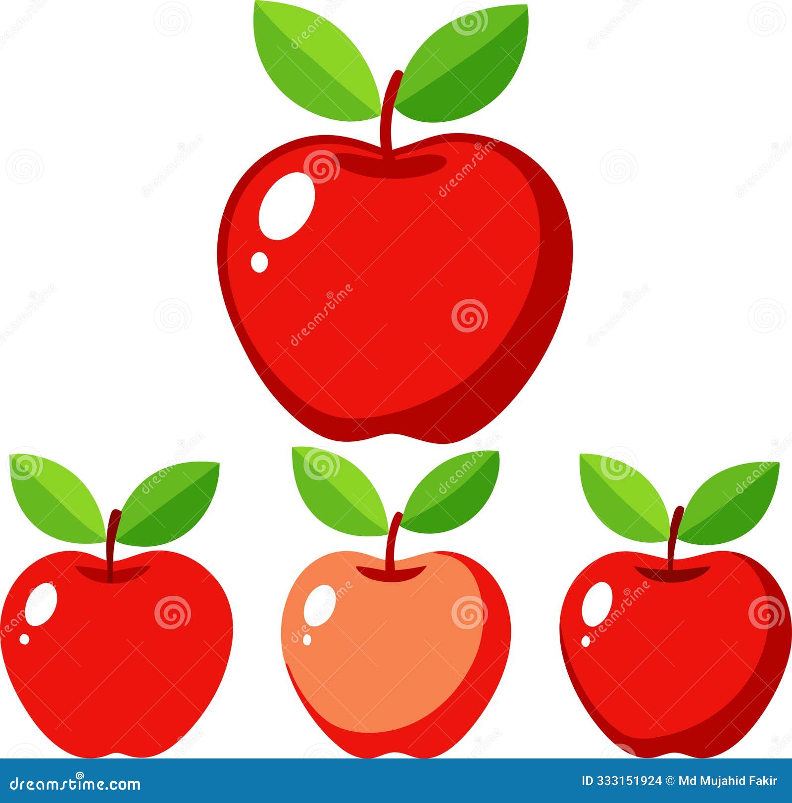 Apple Vector Art Illustration Graphics Stylish Designs for Creative ...