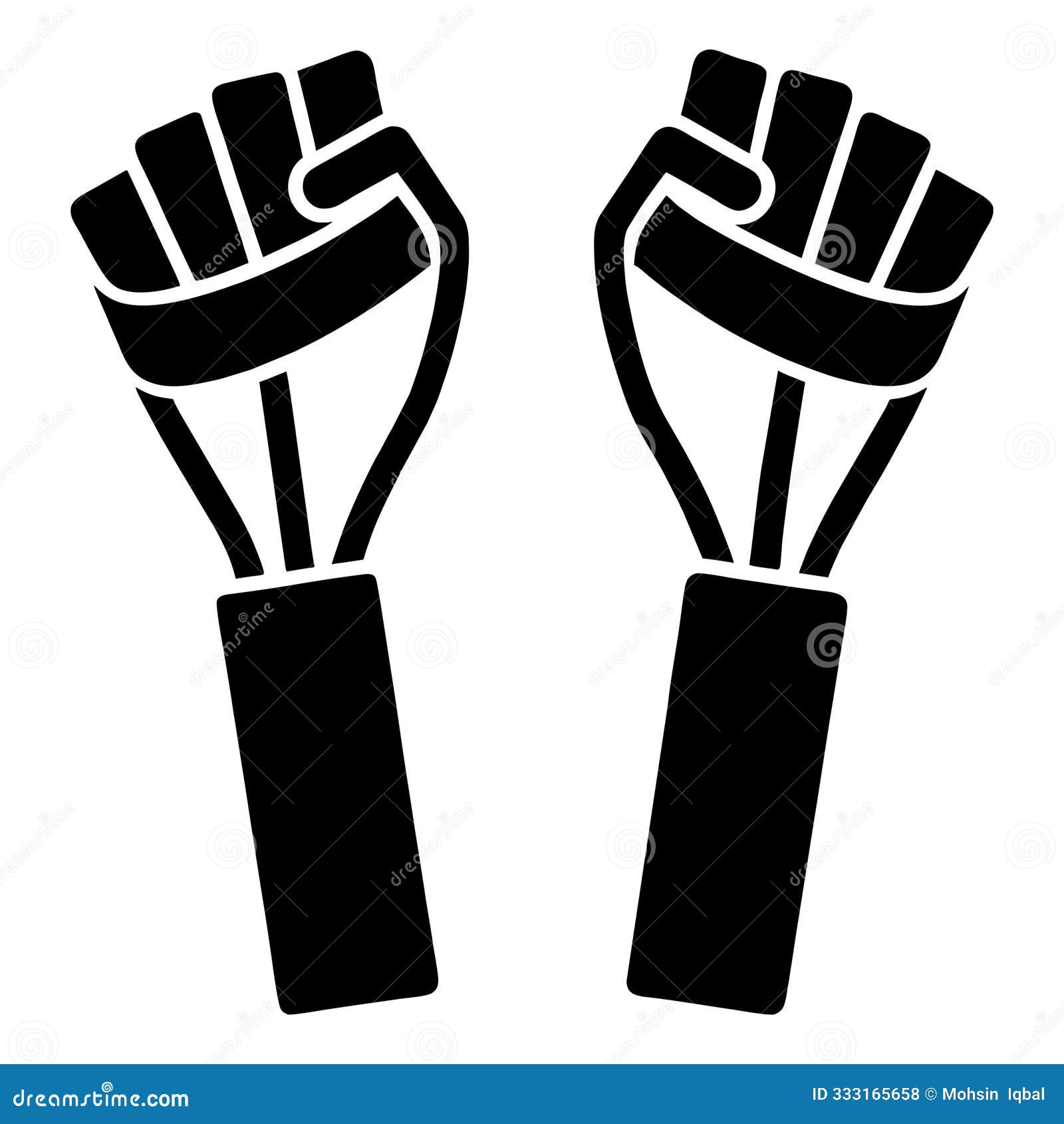 Human Rights Glyph Icon for Personal Vector Stock Illustration ...