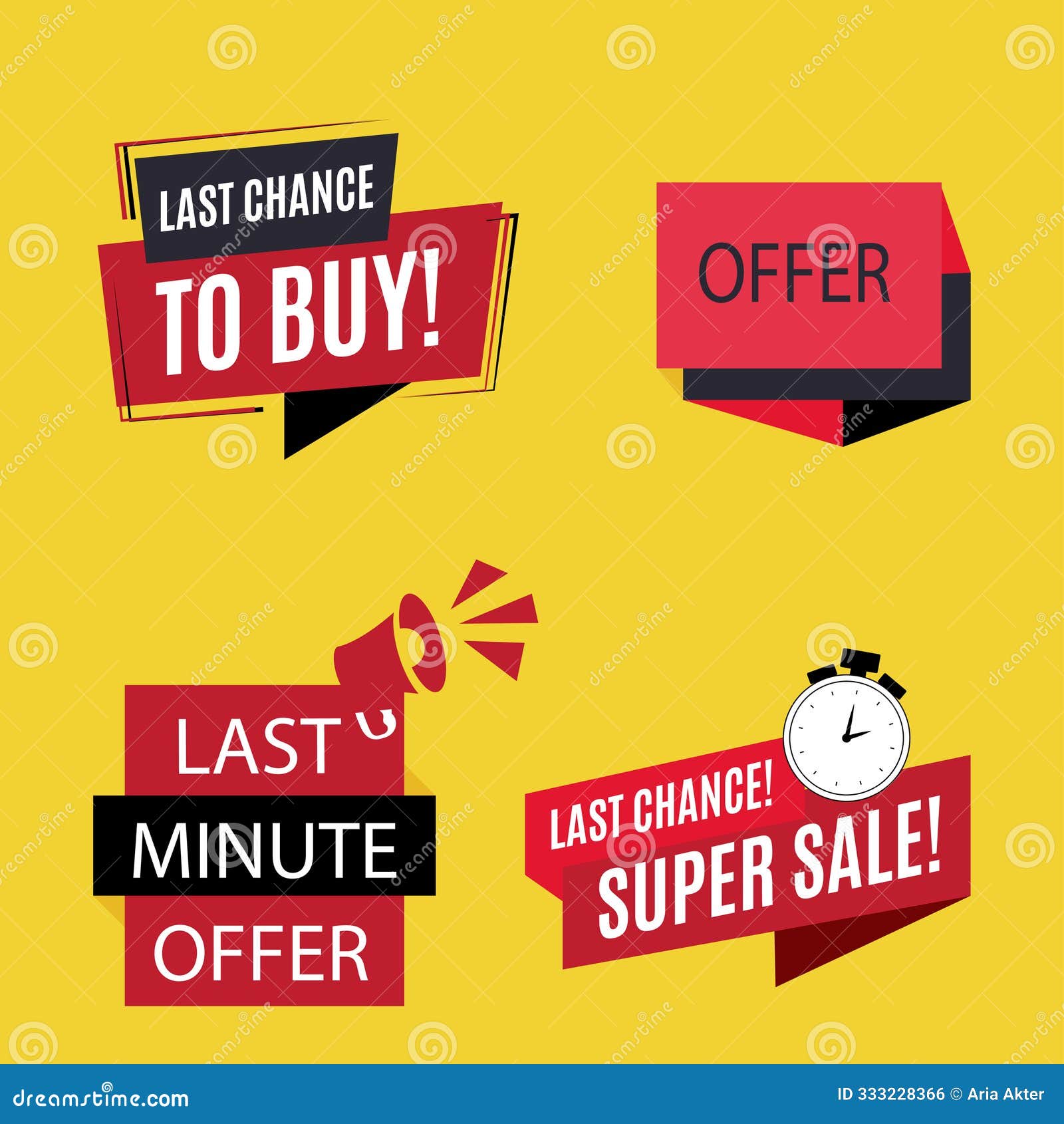 Colorful Bundle Sale Illustration Vector of Sign Stock Vector ...