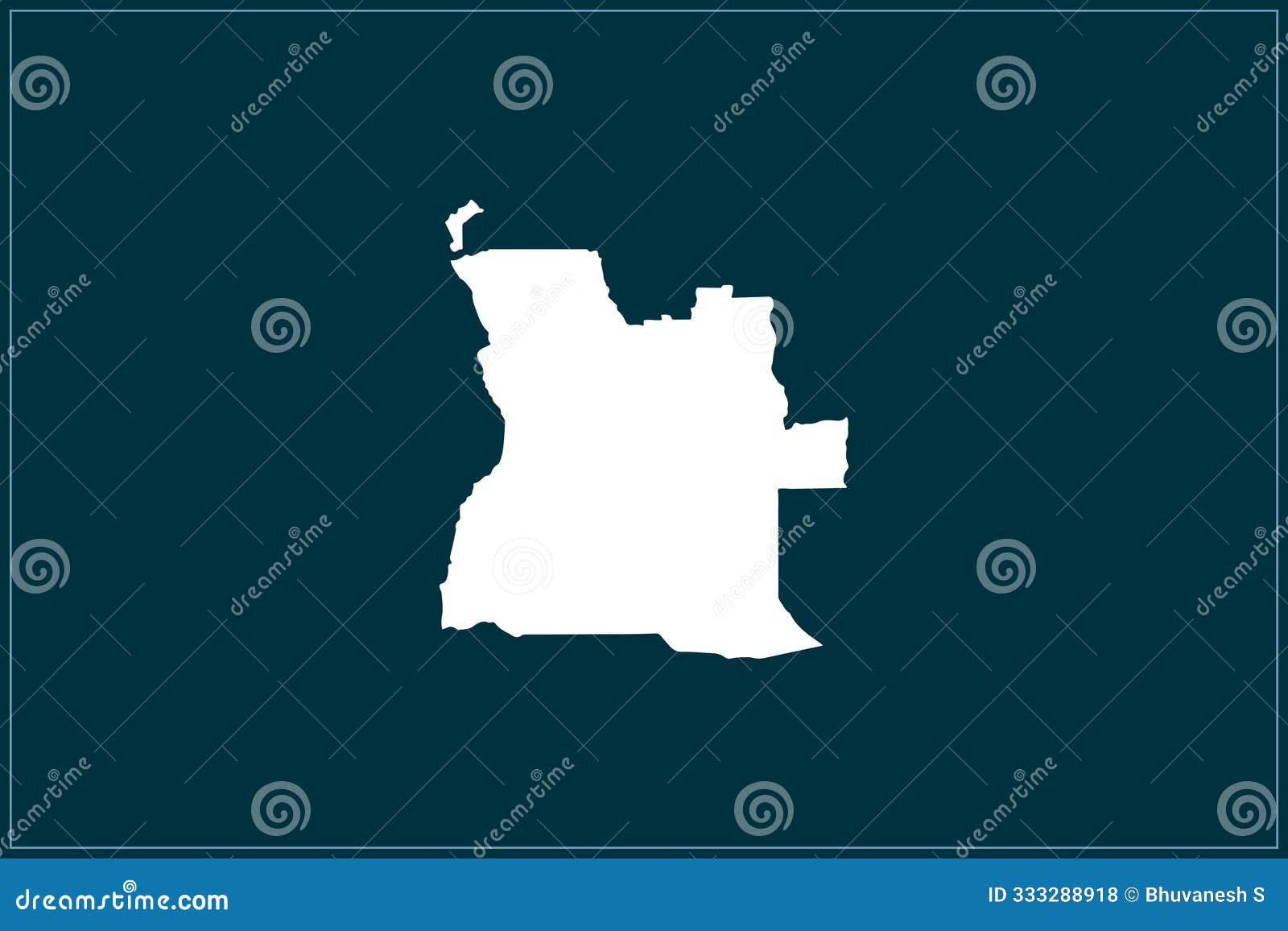 White Map Of Angola Vector Illustration | CartoonDealer.com #209586246