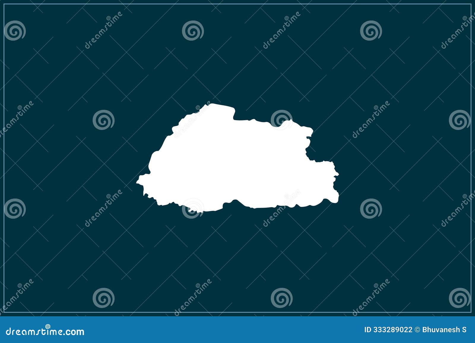 Map Design Concept of White Color Isolated on Peacock Blue Background ...