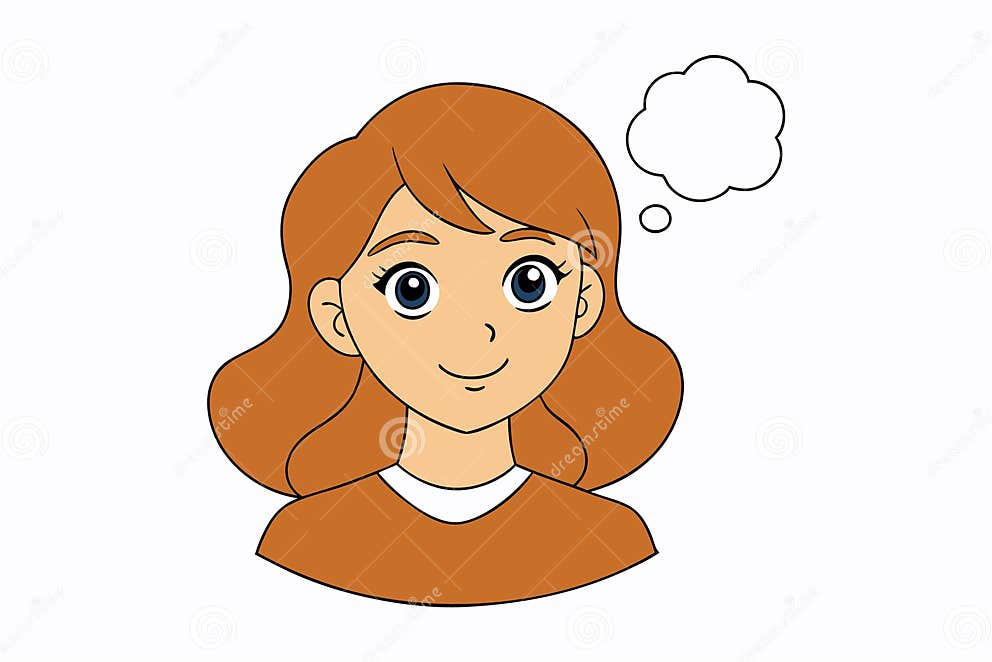 A Cute Girl in a Cartoon Reciting Whimsical Poems with Charm and ...