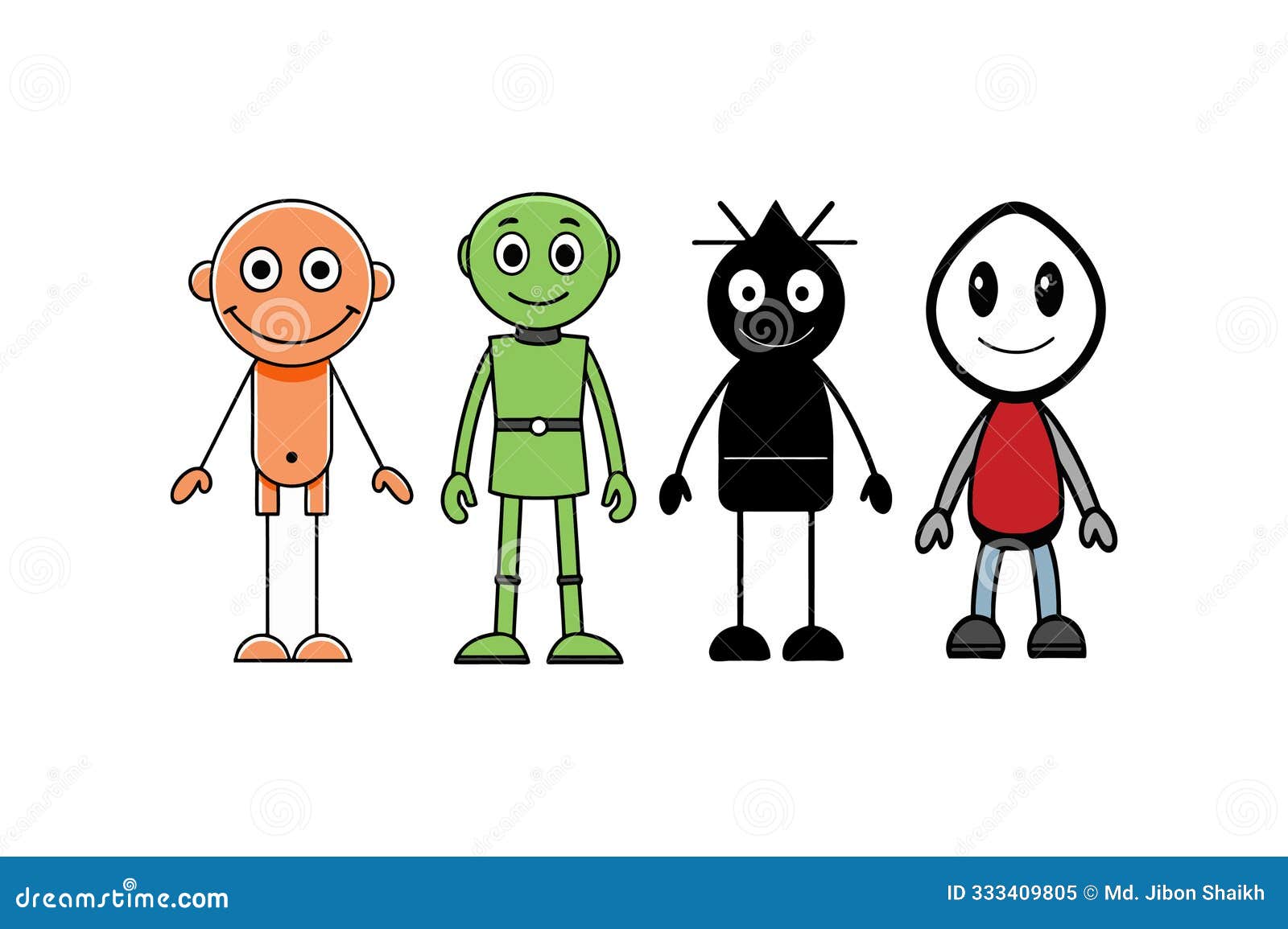 Line Vector Silhouette with White Background Stock Vector ...