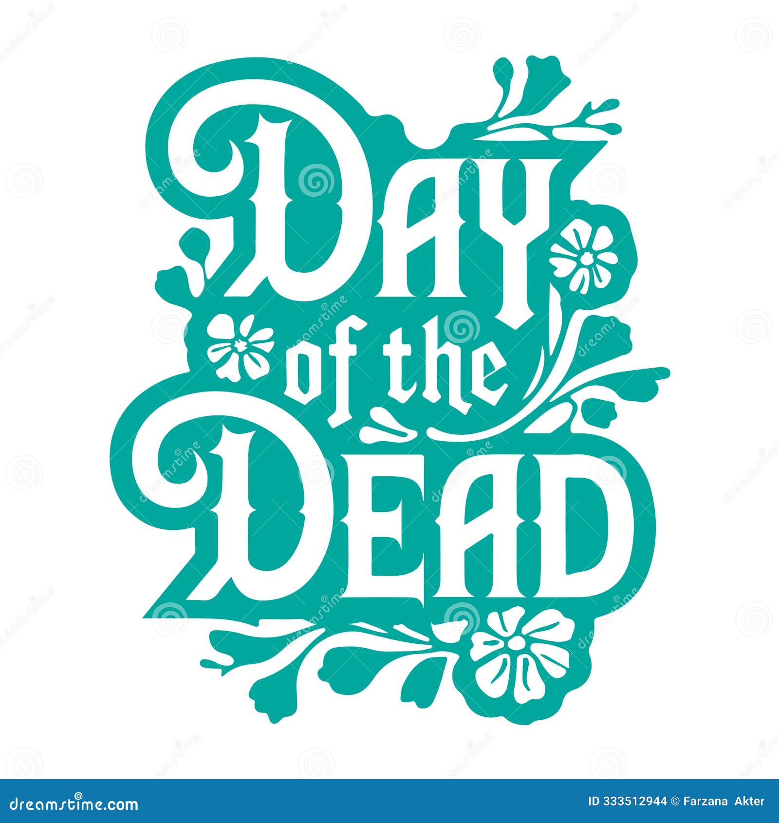 Day of the Dead Vector Art Design Style Stock Illustration ...