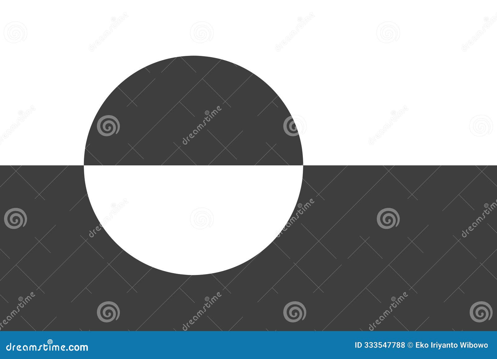 Greenland Flag On Fabric Surface. Flag Of Island Greenland Royalty-Free ...