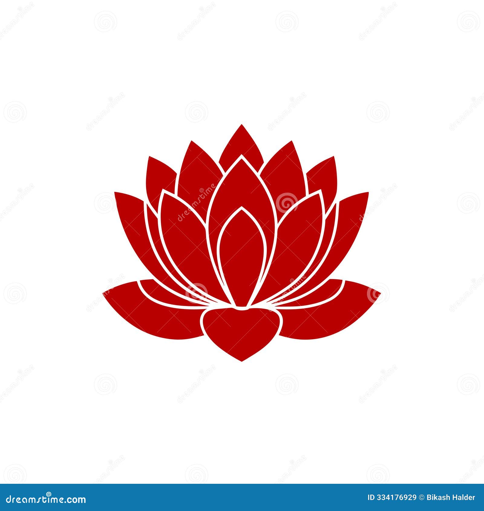 Serene Pink Lotus Flower Vector Art Stock Vector - Illustration of ...
