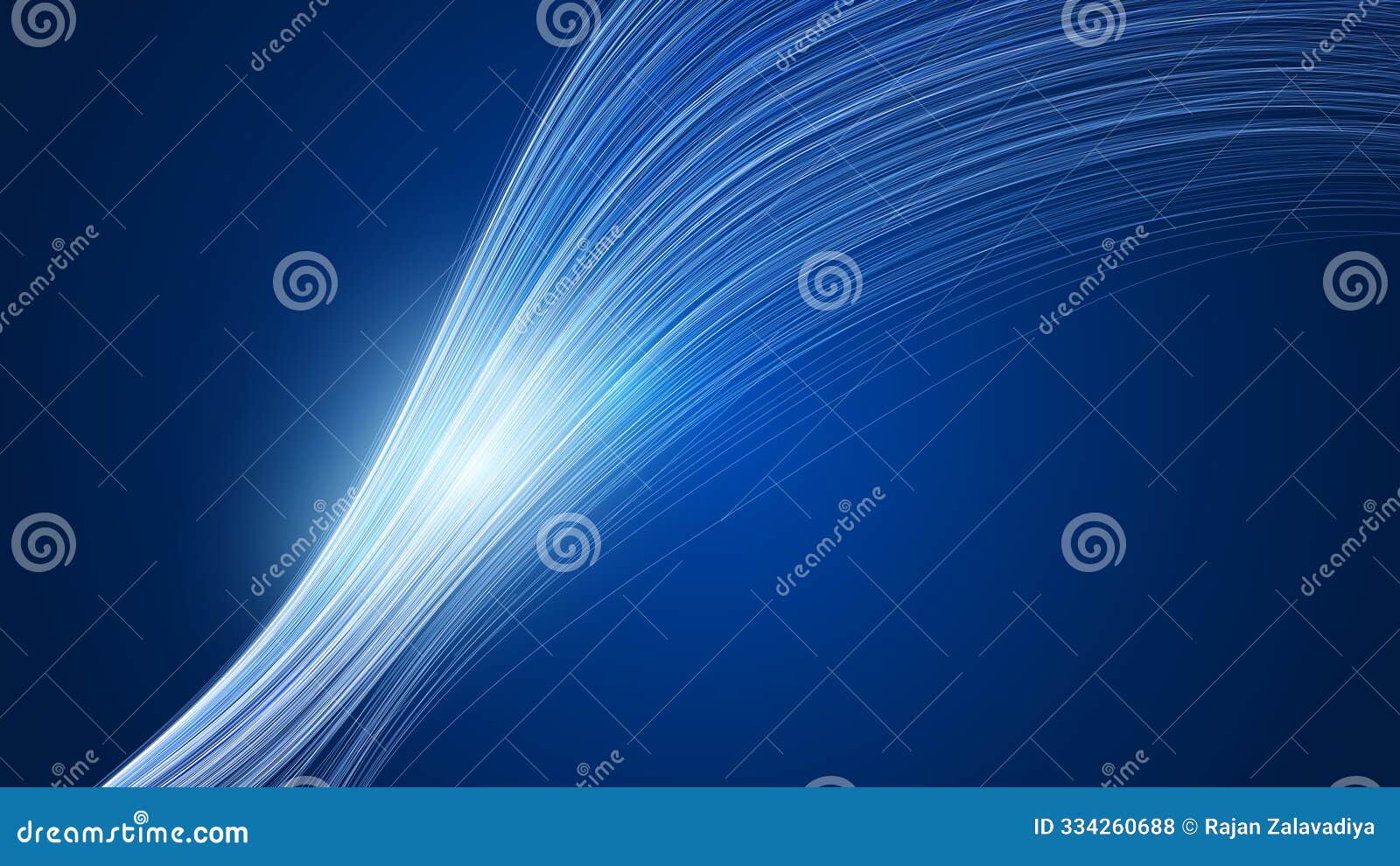 Speed Motion Background with Light Effect of Blue Stock Vector ...