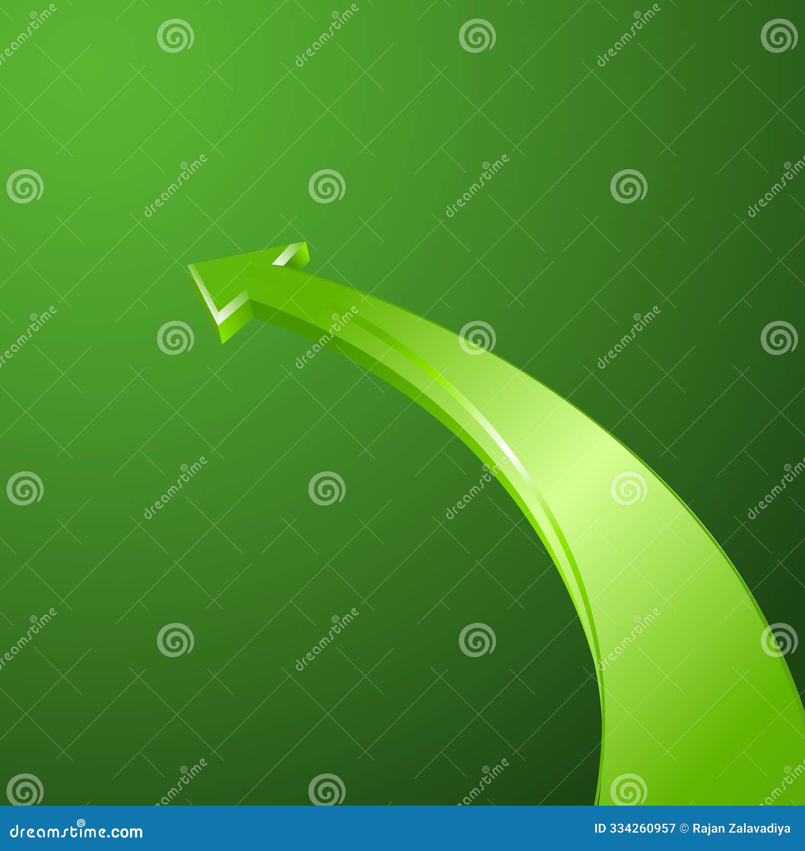 3d Arrow with Depth Effect. Directional Arrow Stock Illustration ...