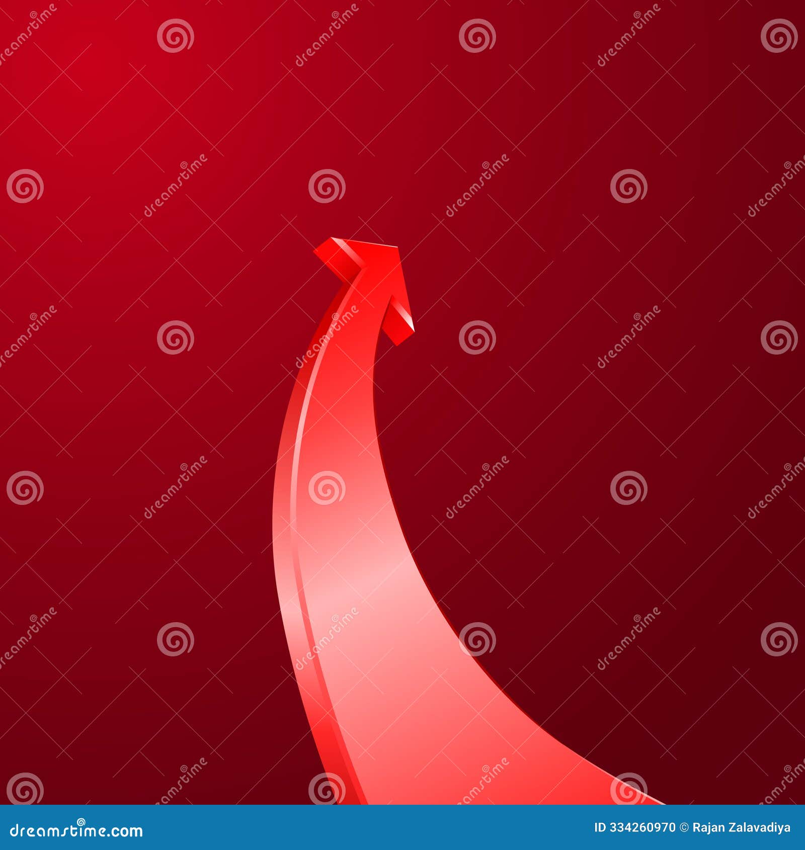 3d Arrow with Depth Effect. Directional Arrow Stock Illustration ...