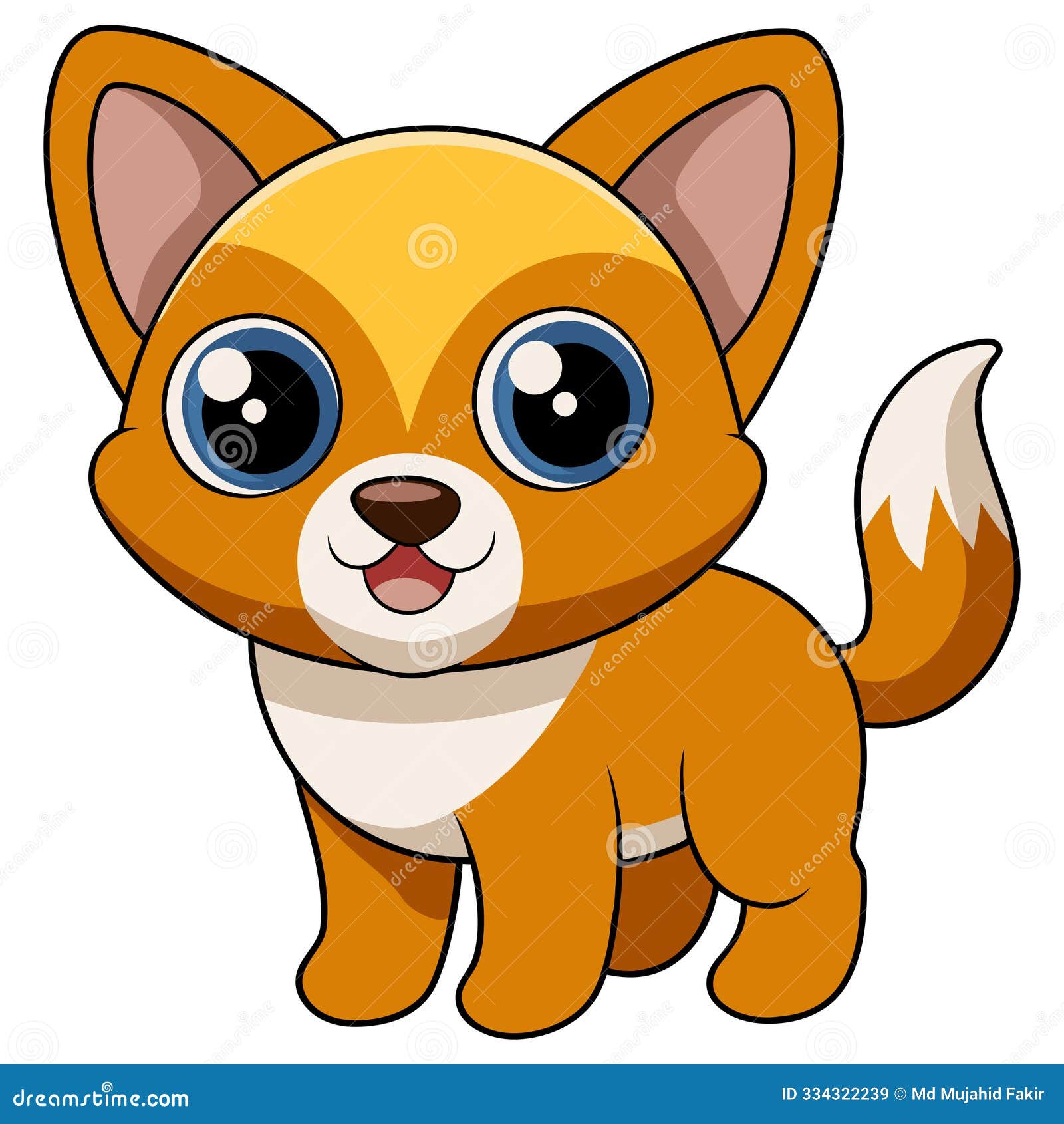 Baby Dog Vector Art Illustration and Graphics Design. Stock Vector ...