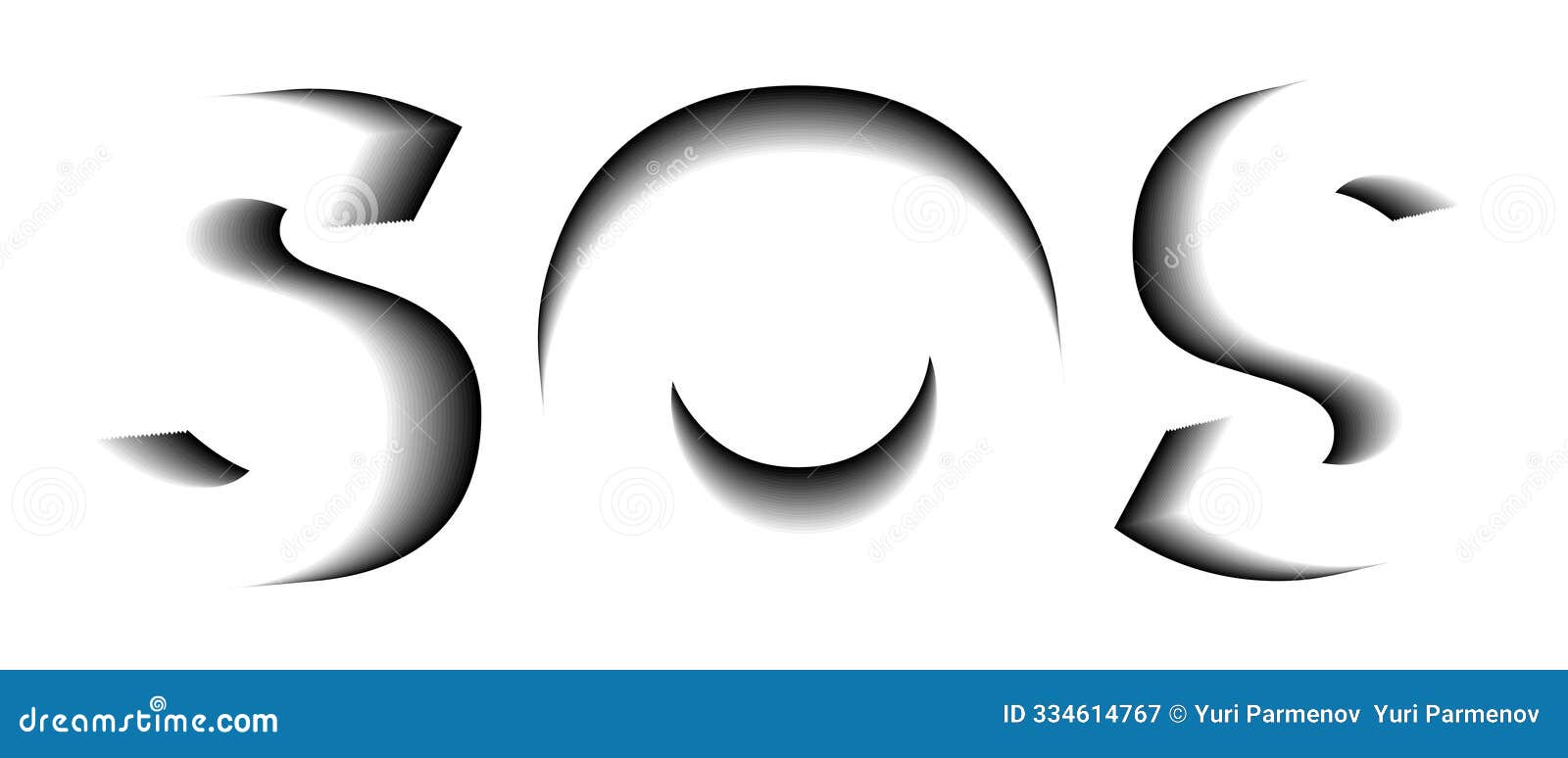 SOS Logo Design on White Background. Emergency Help Logo Sign Pictogram ...