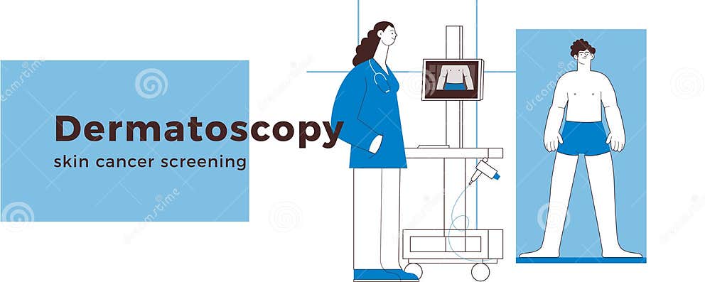 Dermatoscopy. Skin Cancer Screening. Medical Equipment. Medical ...