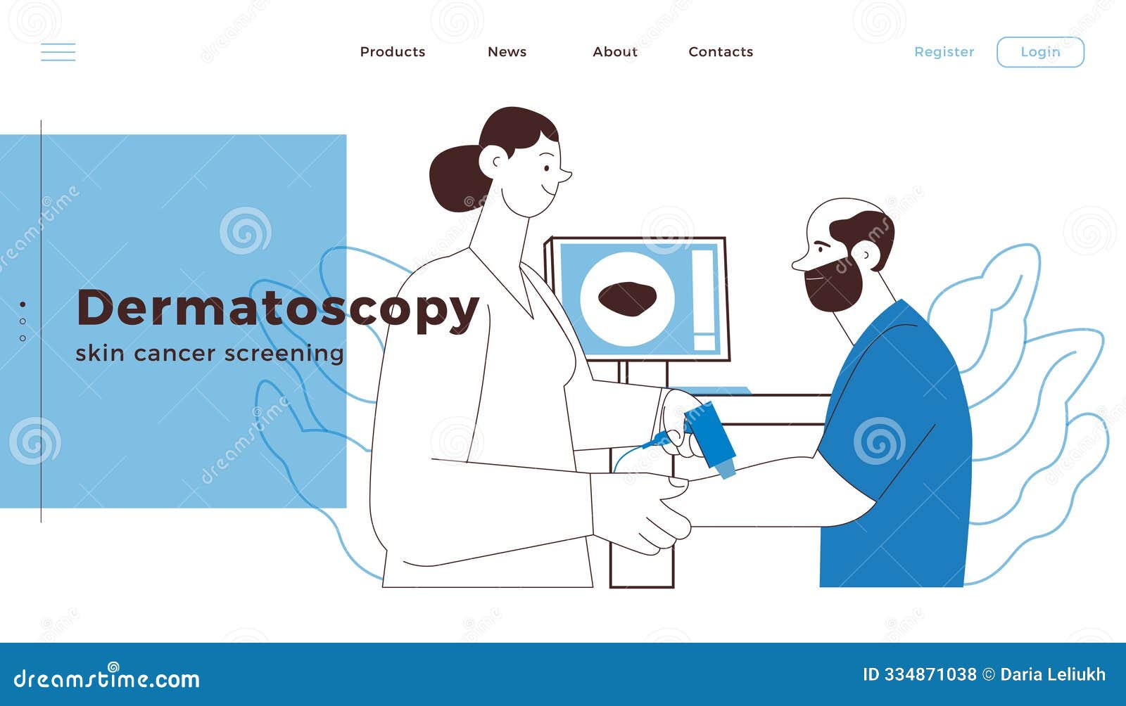 Dermatoscopy. Skin Cancer Screening. Medical Equipment. Medical ...