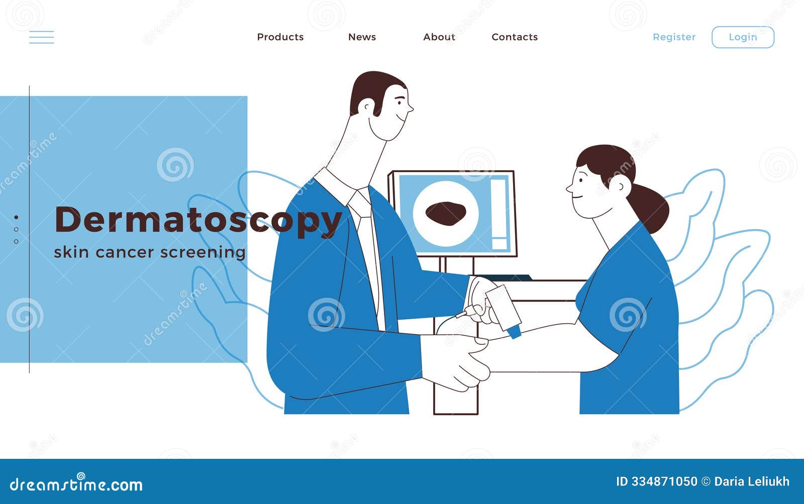 Dermatoscopy. Skin Cancer Screening. Medical Equipment. Medical ...