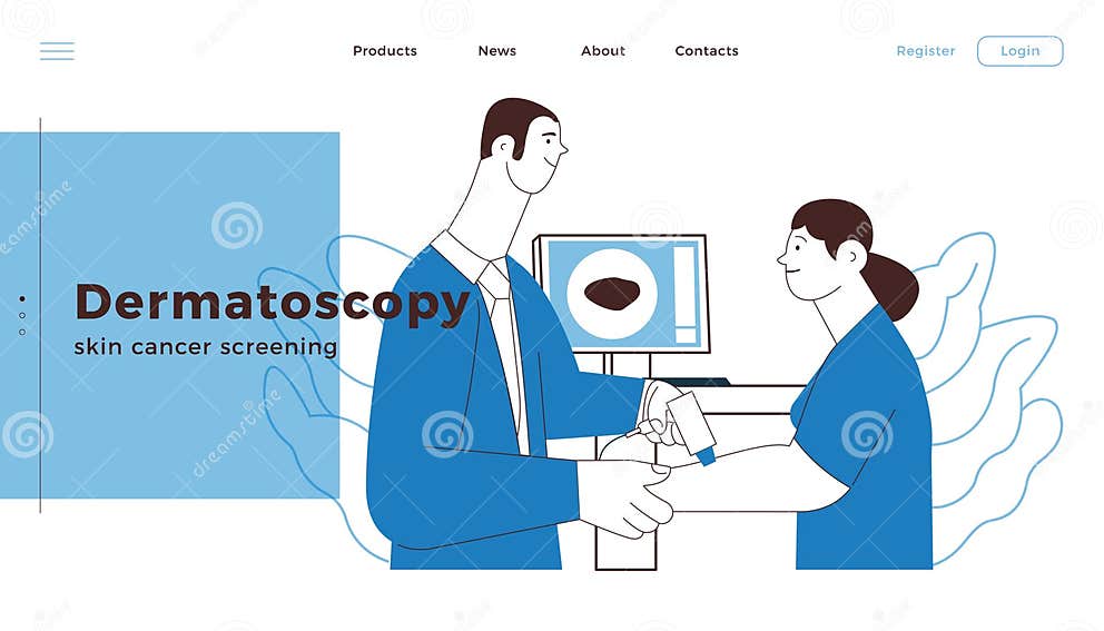 Dermatoscopy. Skin Cancer Screening. Medical Equipment. Medical ...