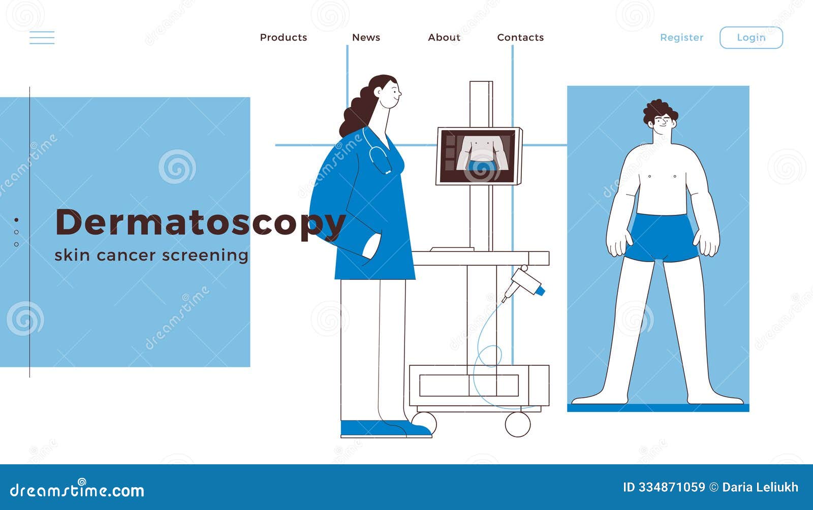 Dermatoscopy. Skin Cancer Screening. Medical Equipment. Medical ...