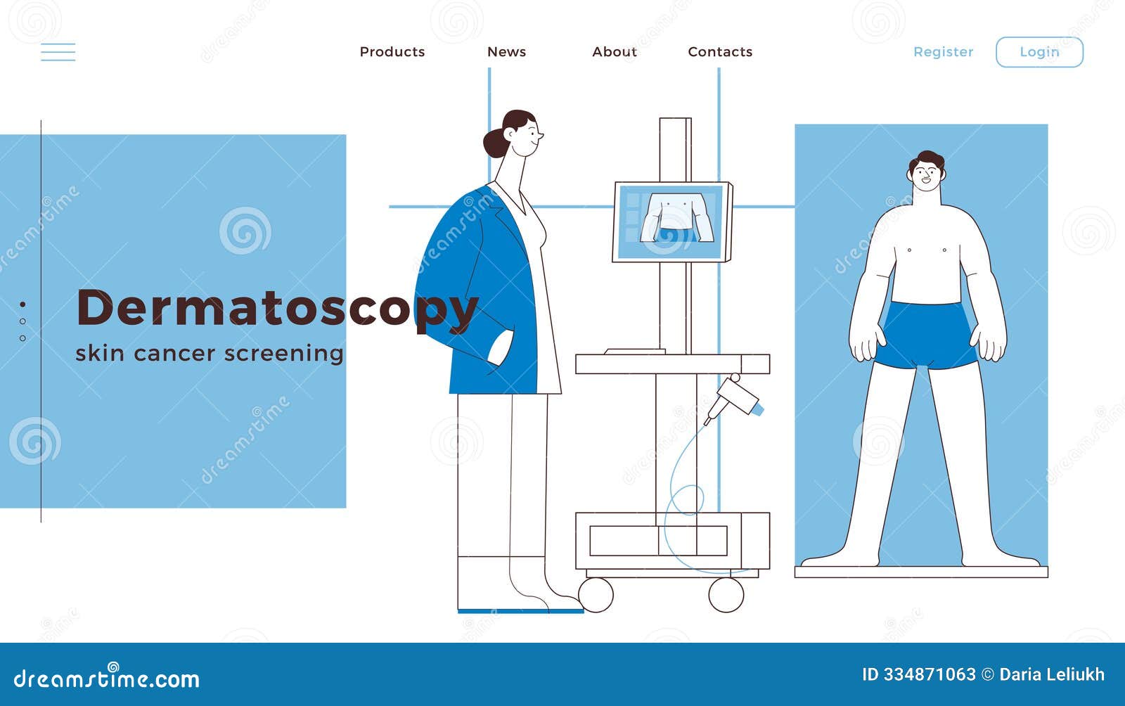 Dermatoscopy. Skin Cancer Screening. Medical Equipment. Medical ...