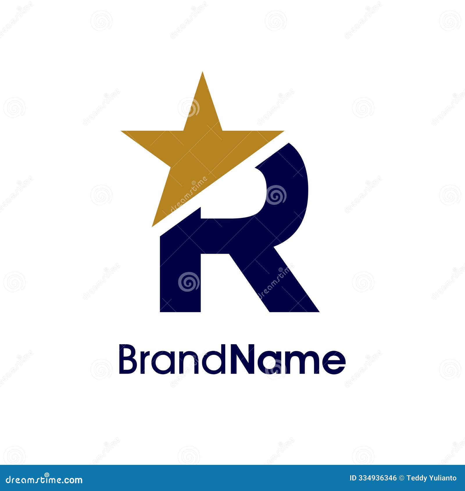 Simple and Minimalist Initial R Star Logo Stock Vector - Illustration ...