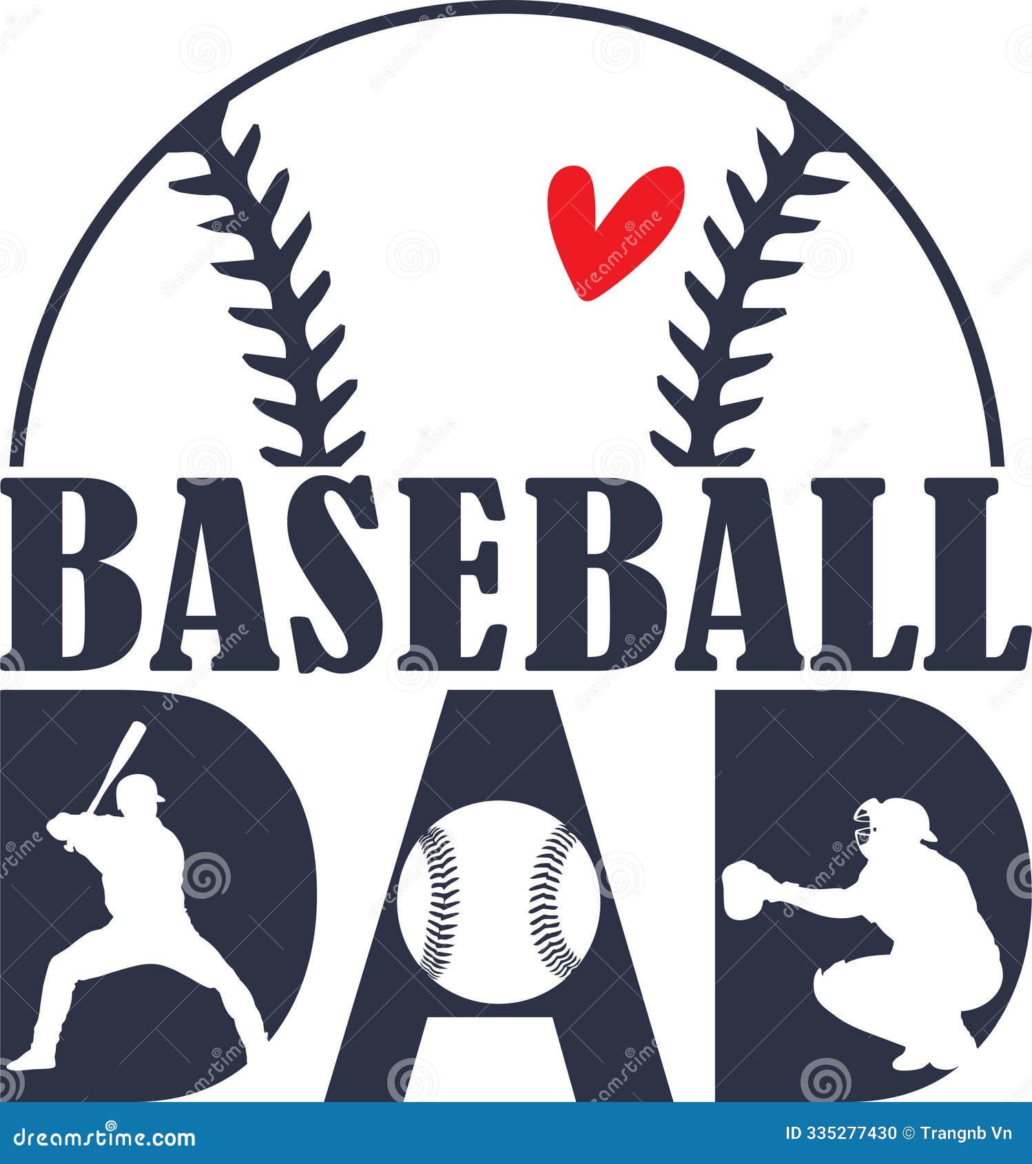 Baseball Dad, Baseball Clip Art, Baseball Cut File Stock Illustration ...