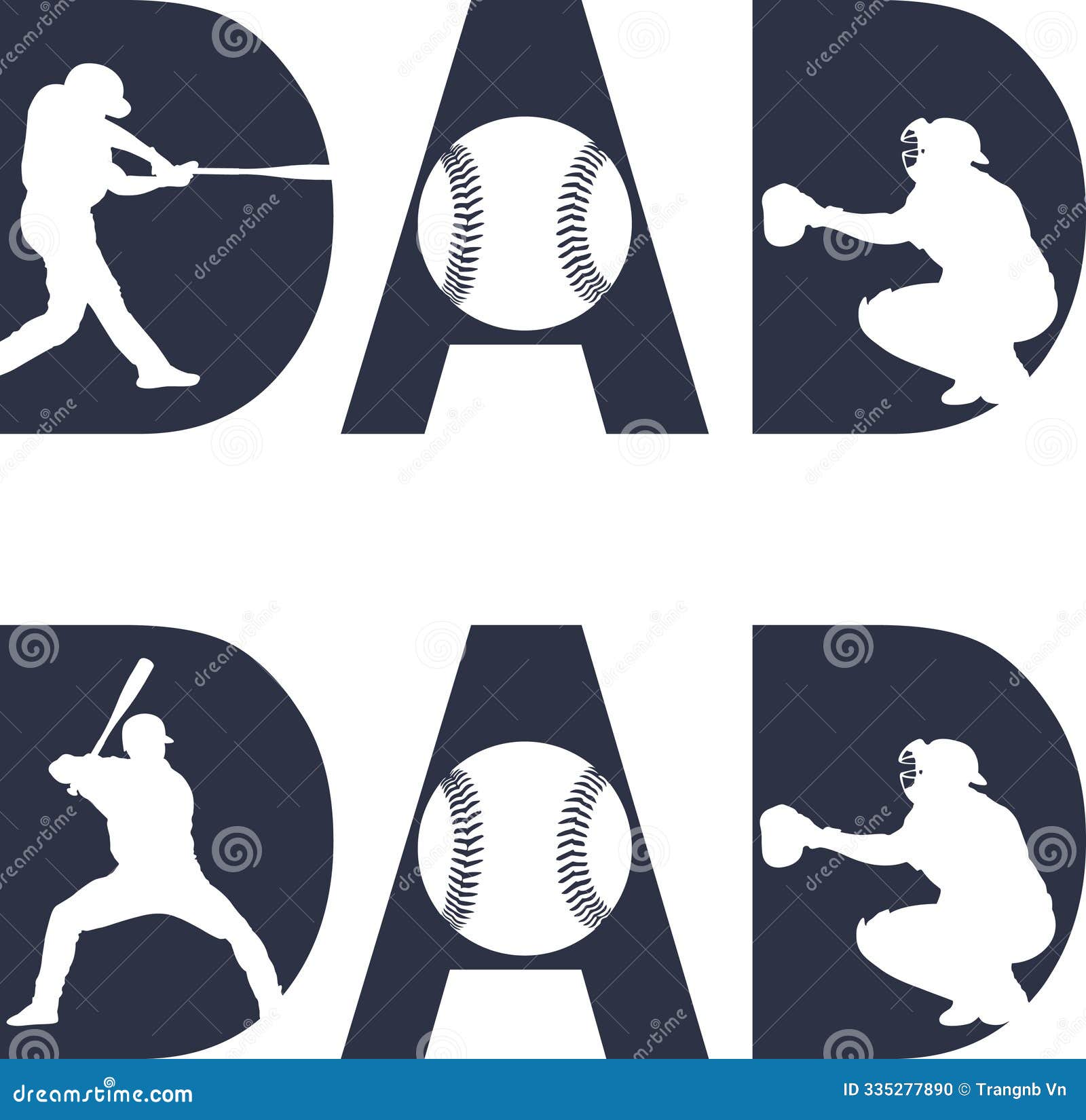 Softball Dad, Baseball Dad, Baseball Cut Files Stock Illustration ...