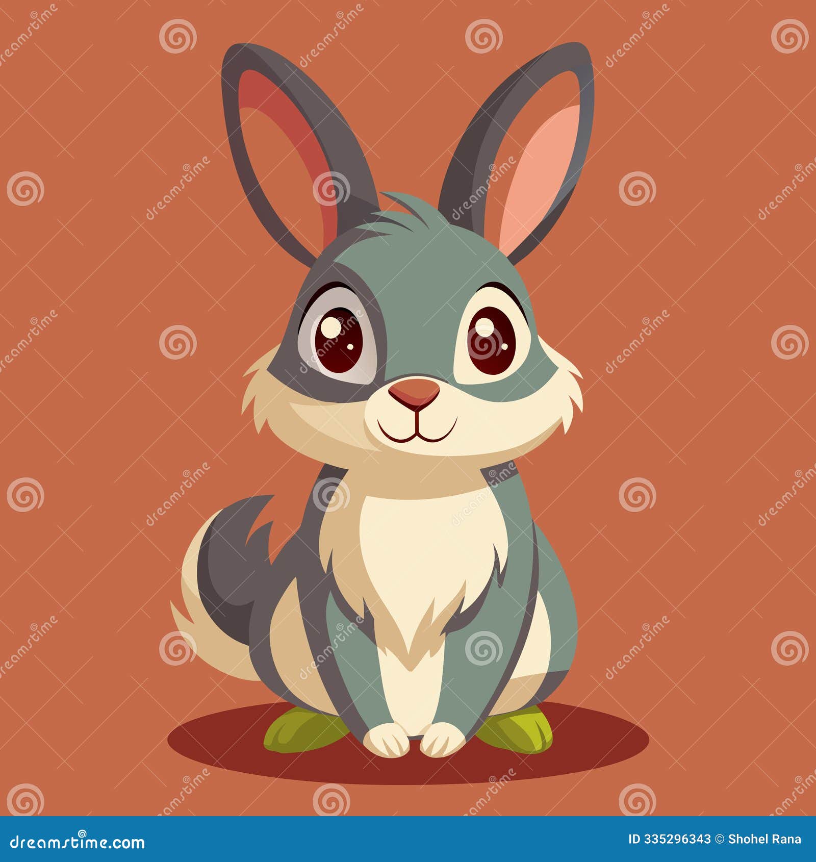 Print Hare Clipart Vector Illustration with Detailed Design and High ...
