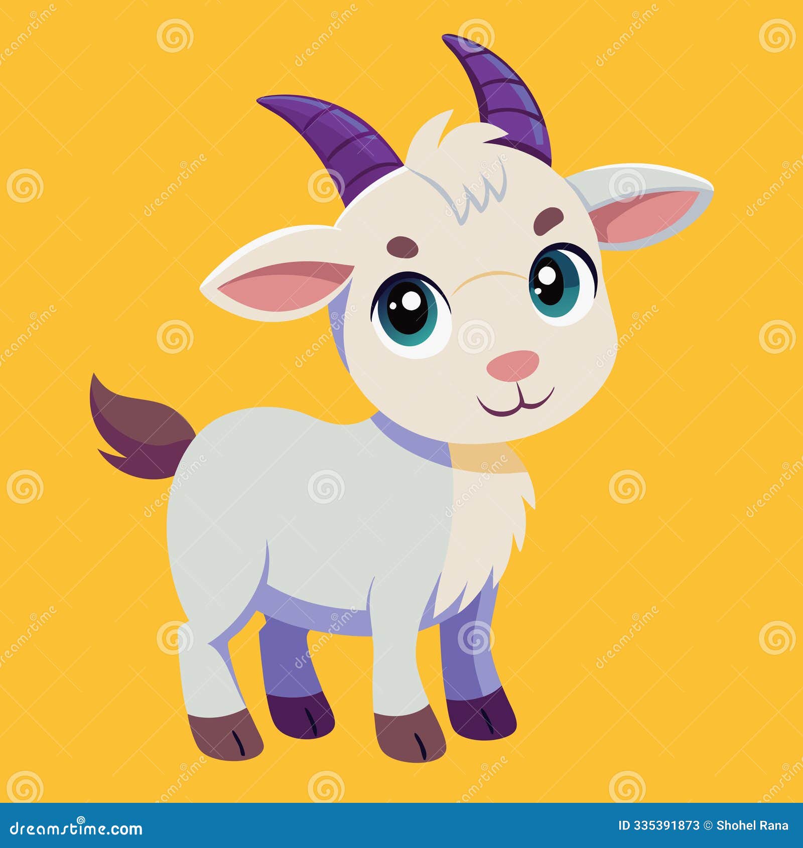 Print Goat Vector Art Illustrations Collection Featuring Detailed ...