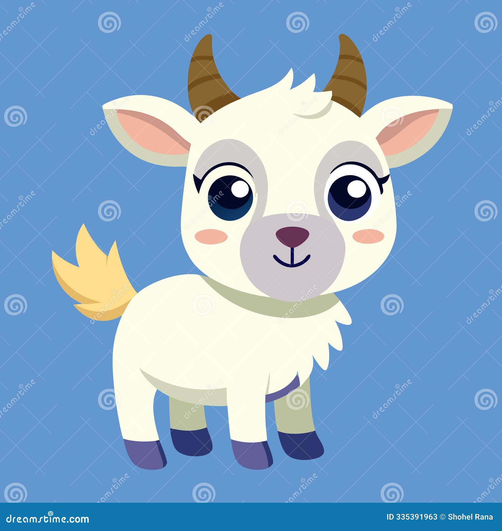 Print Goat Vector Art Illustrations Collection Featuring Detailed ...
