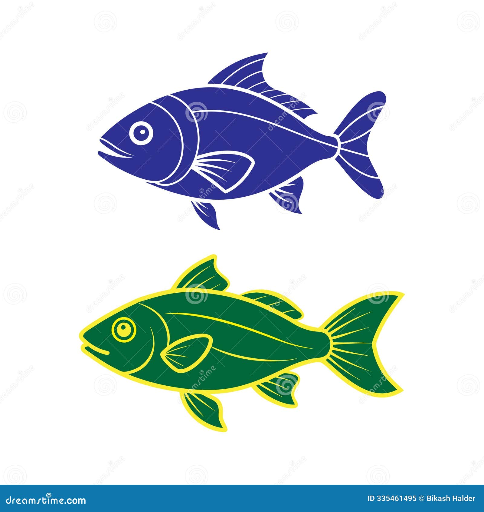 Fish Vector Art for Creative Projects" Stock Vector - Illustration of ...