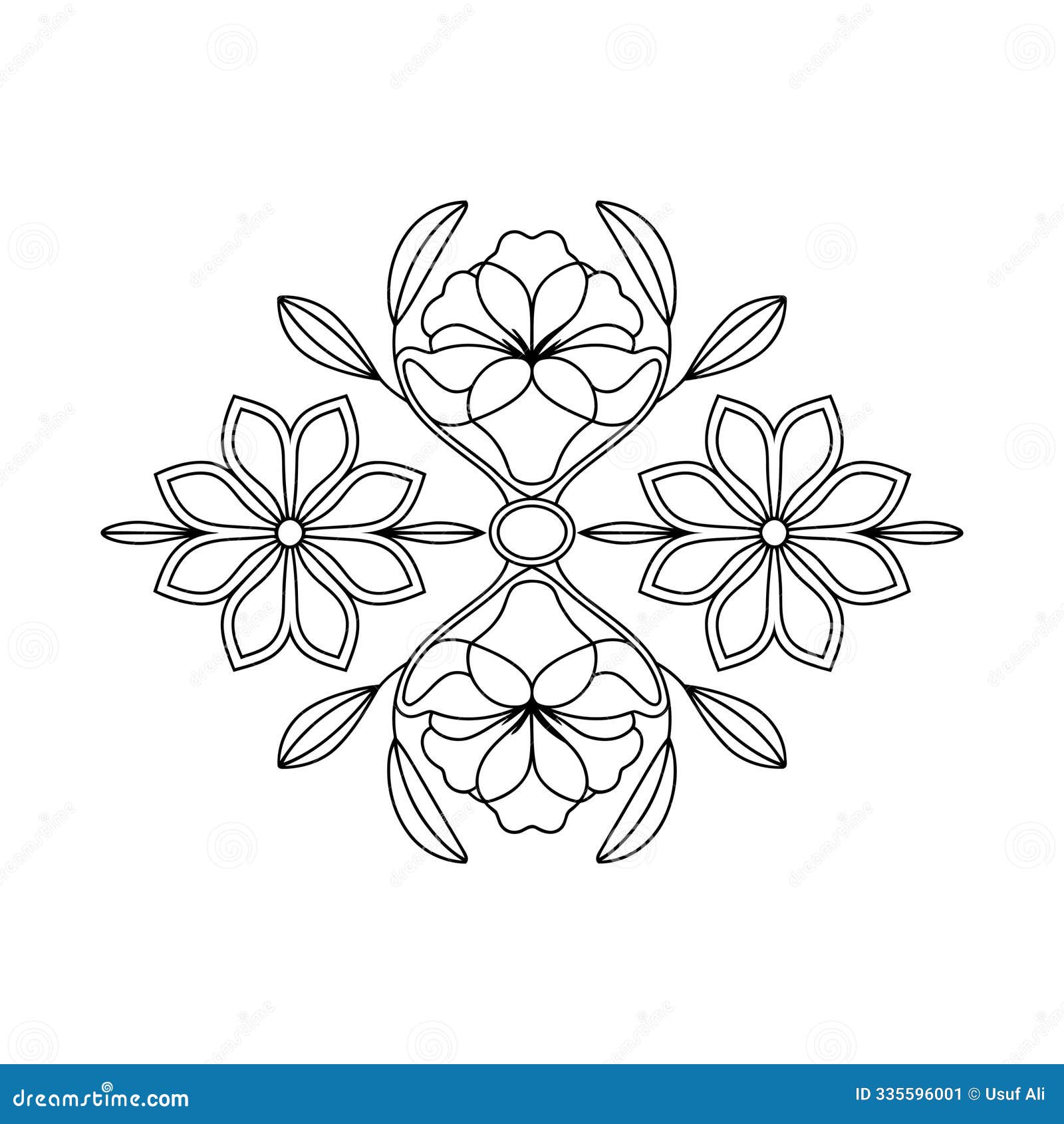 Vector Floral Pattern Icon Flowers for Design Pattern Icon Collection ...