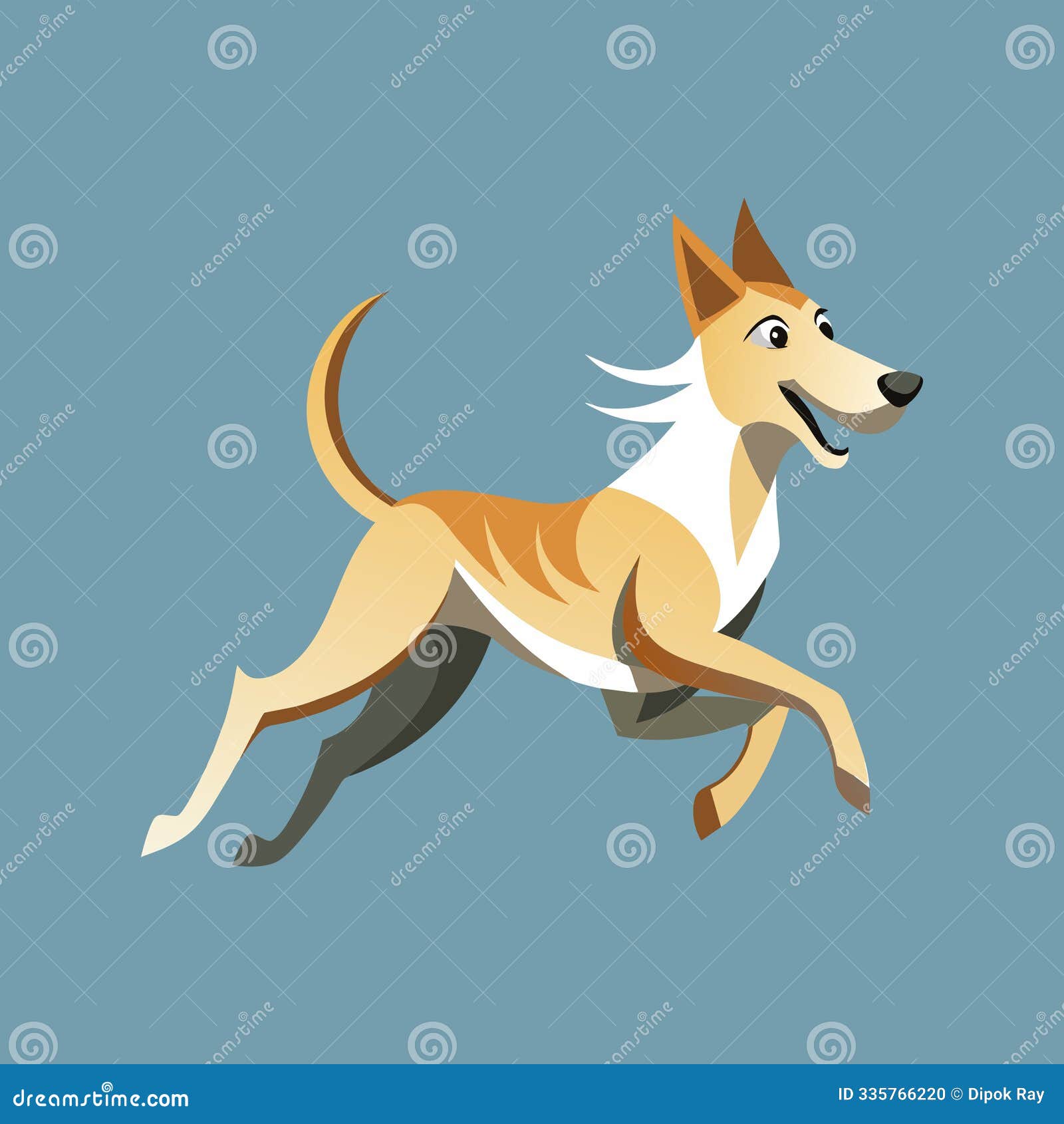 Angry Animal Burger Picard Vector Illustration Stock Illustration ...