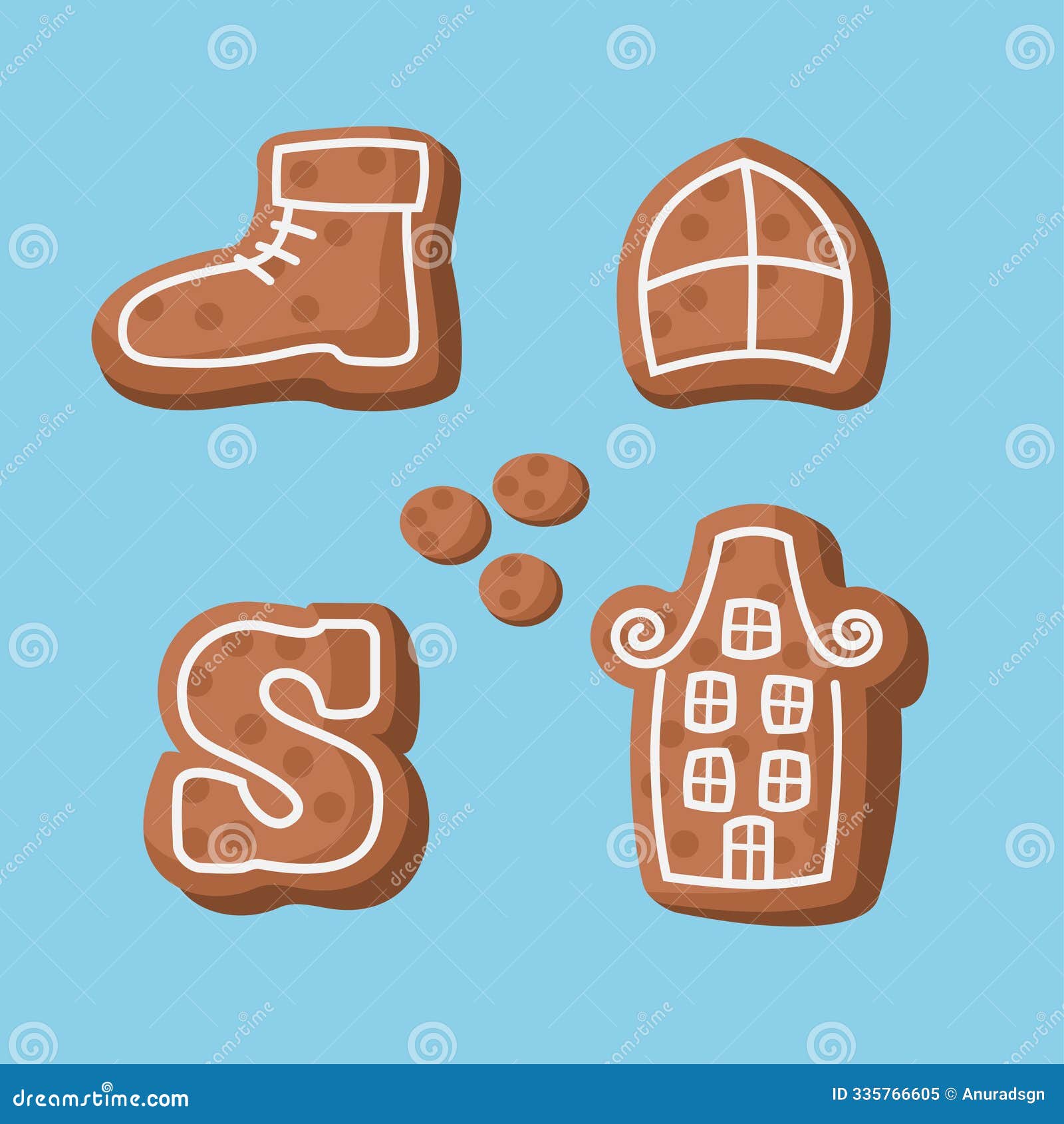 Sinterklaas or Saint Nicholas Seasonal Cookies - Speculaas and ...