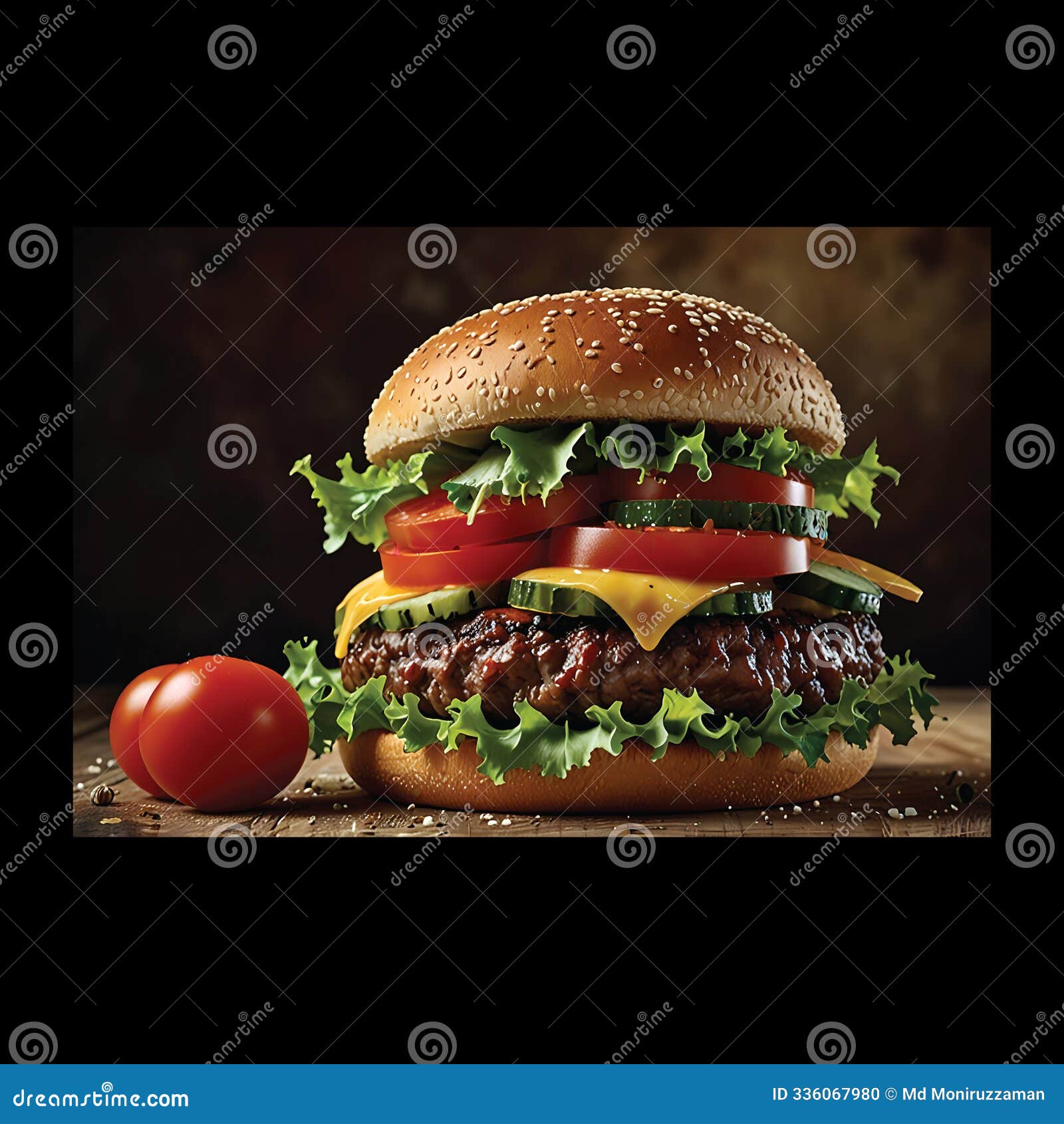 How To Make the Perfect Classic Cheese Burger Stock Photo - Image of ...